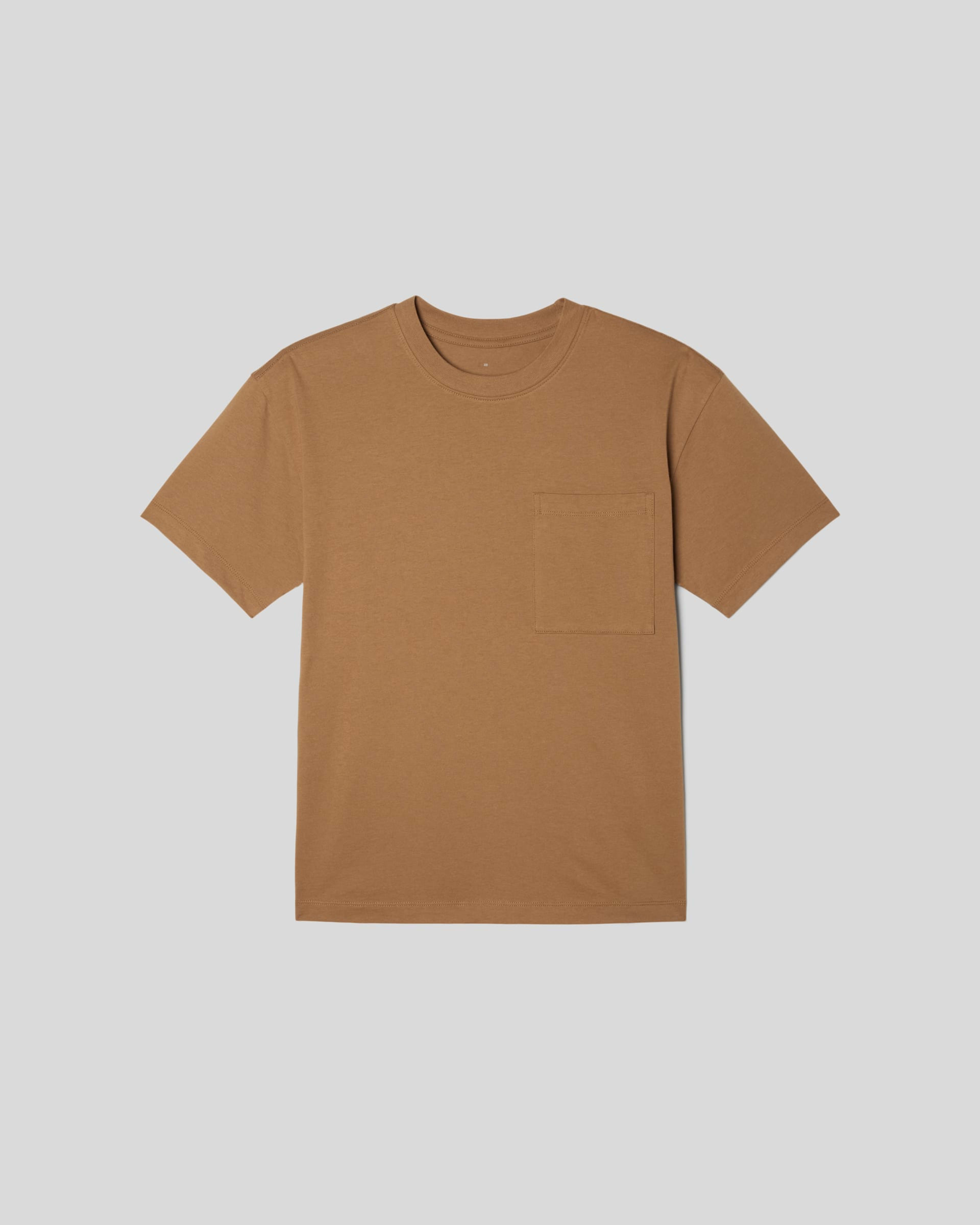 The Organic Cotton Relaxed Pocket Tee Toasted Coconut – Everlane