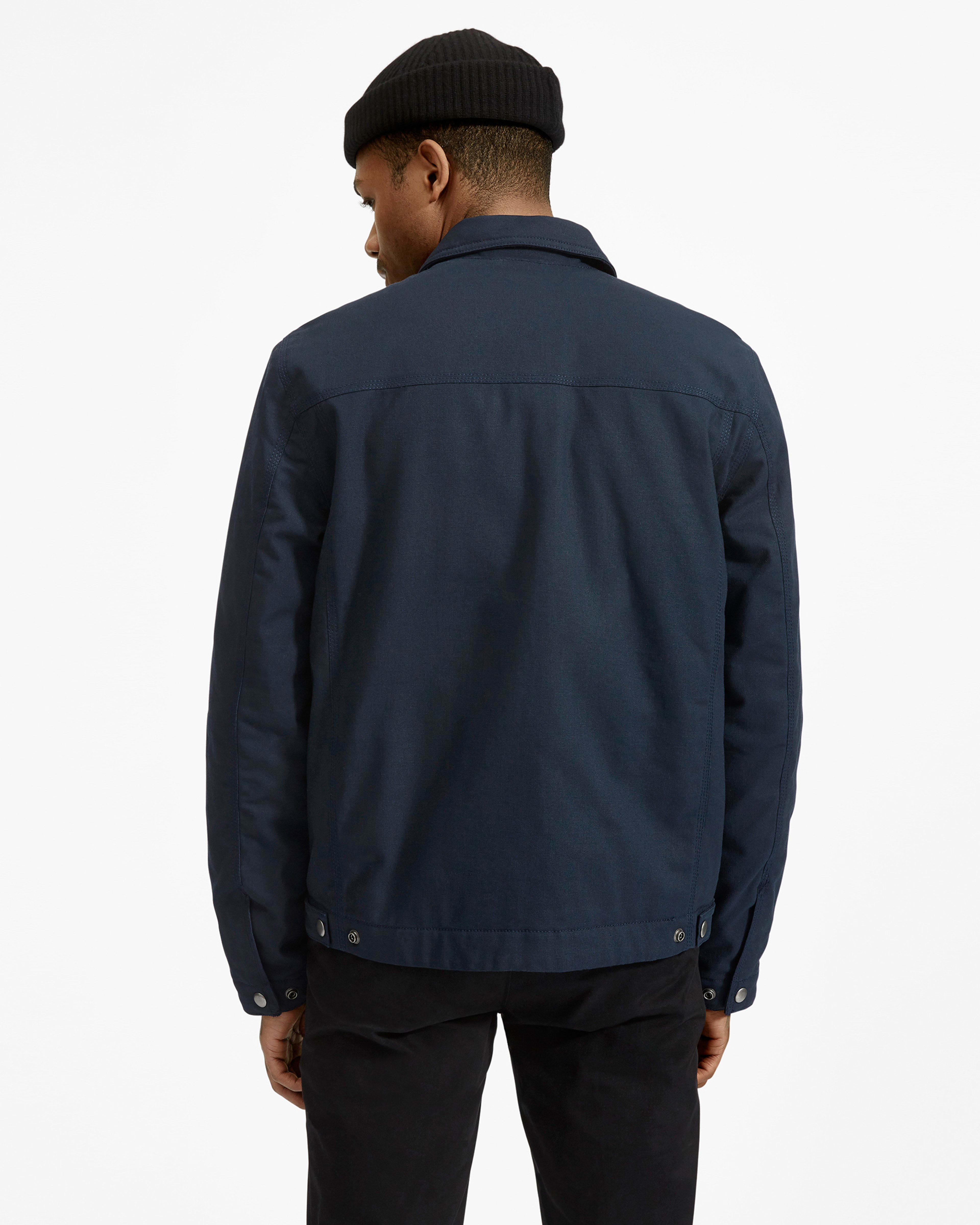 The Filled Canvas Jacket Deep Navy – Everlane