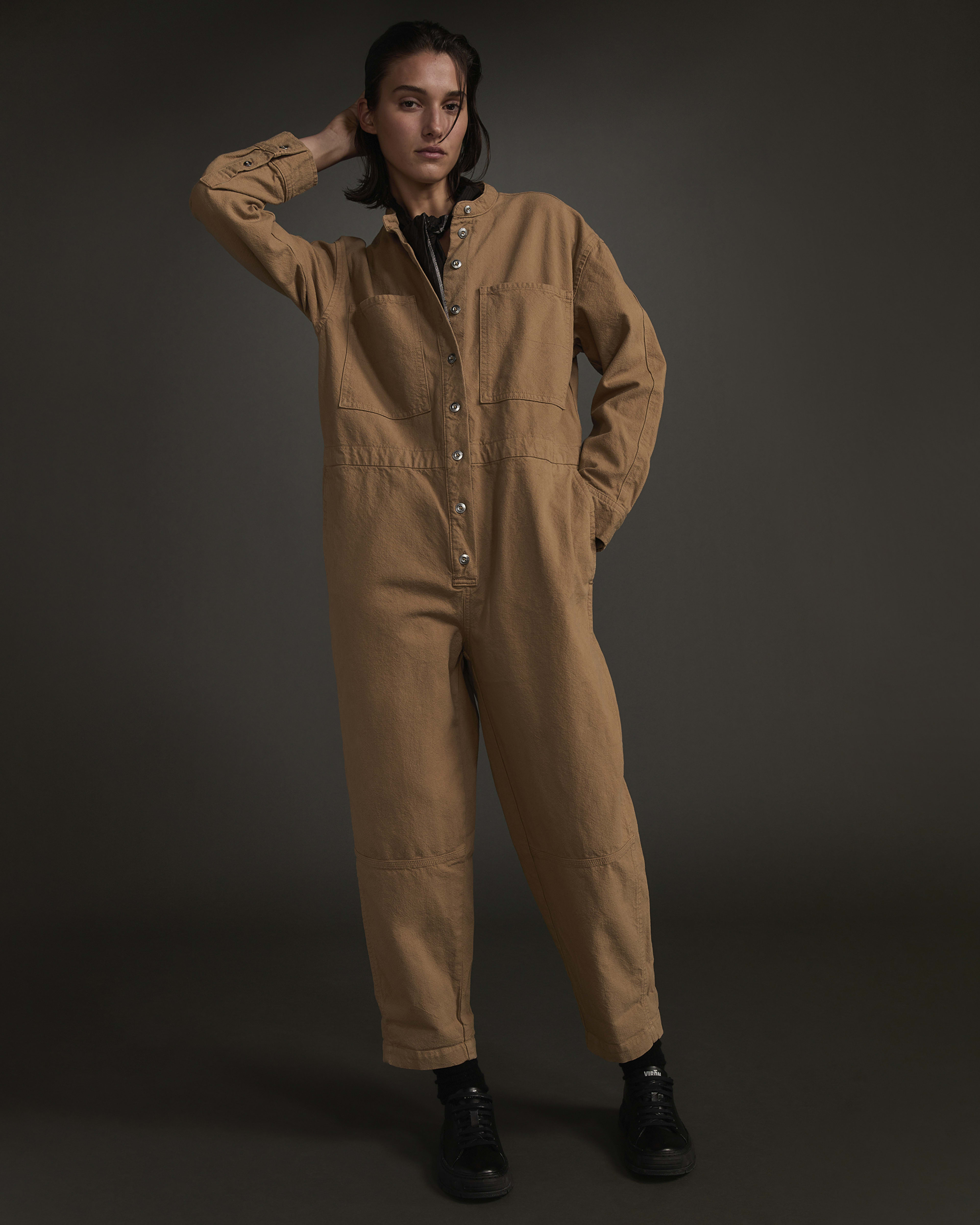 The Canvas Organic Cotton Coverall Cappuccino – Everlane