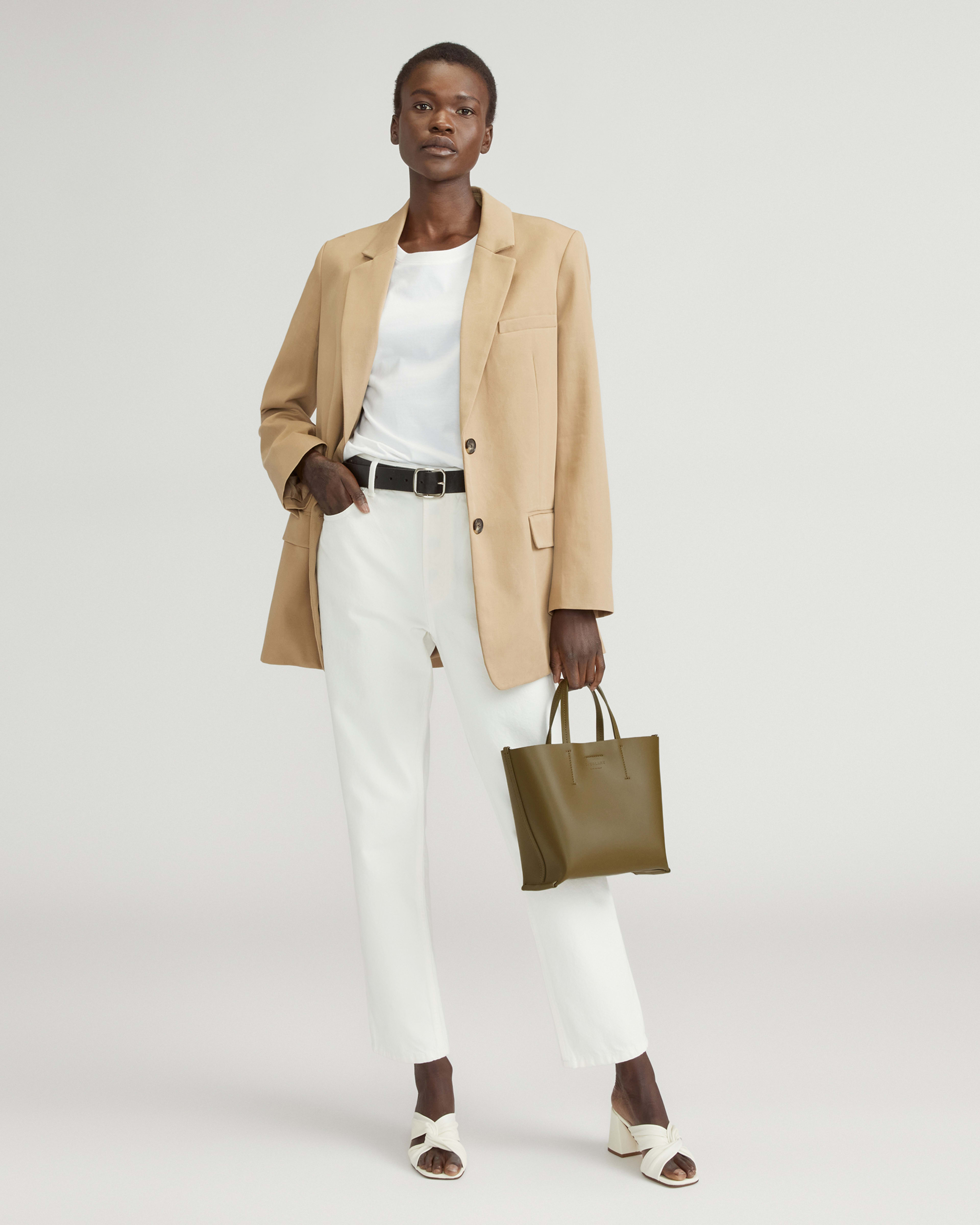 The Luxe Italian Leather Crossbody Beech – Everlane