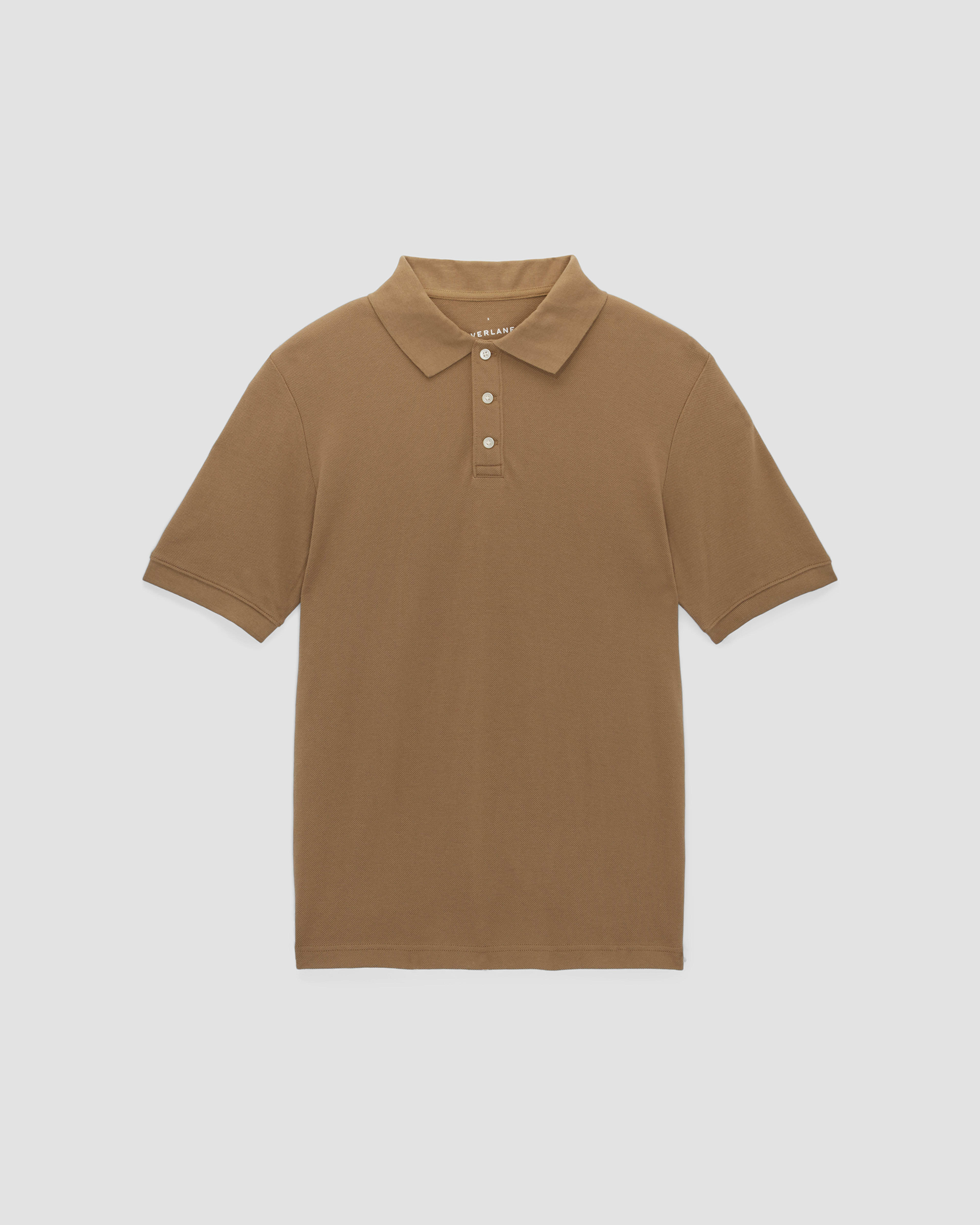 The Pique Polo Toasted Coconut – Everlane
