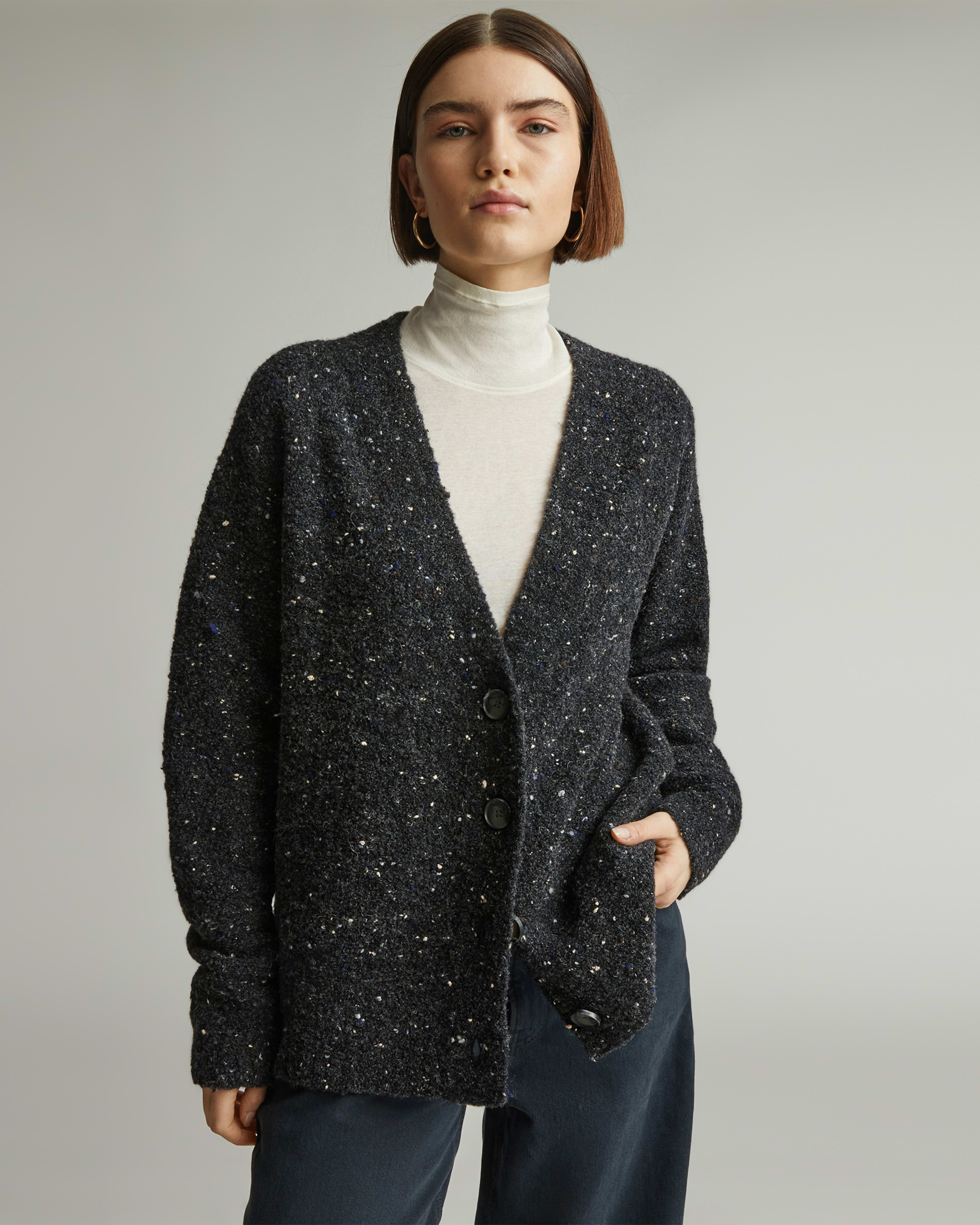 The Confetti Cardigan Black Multi – Everlane