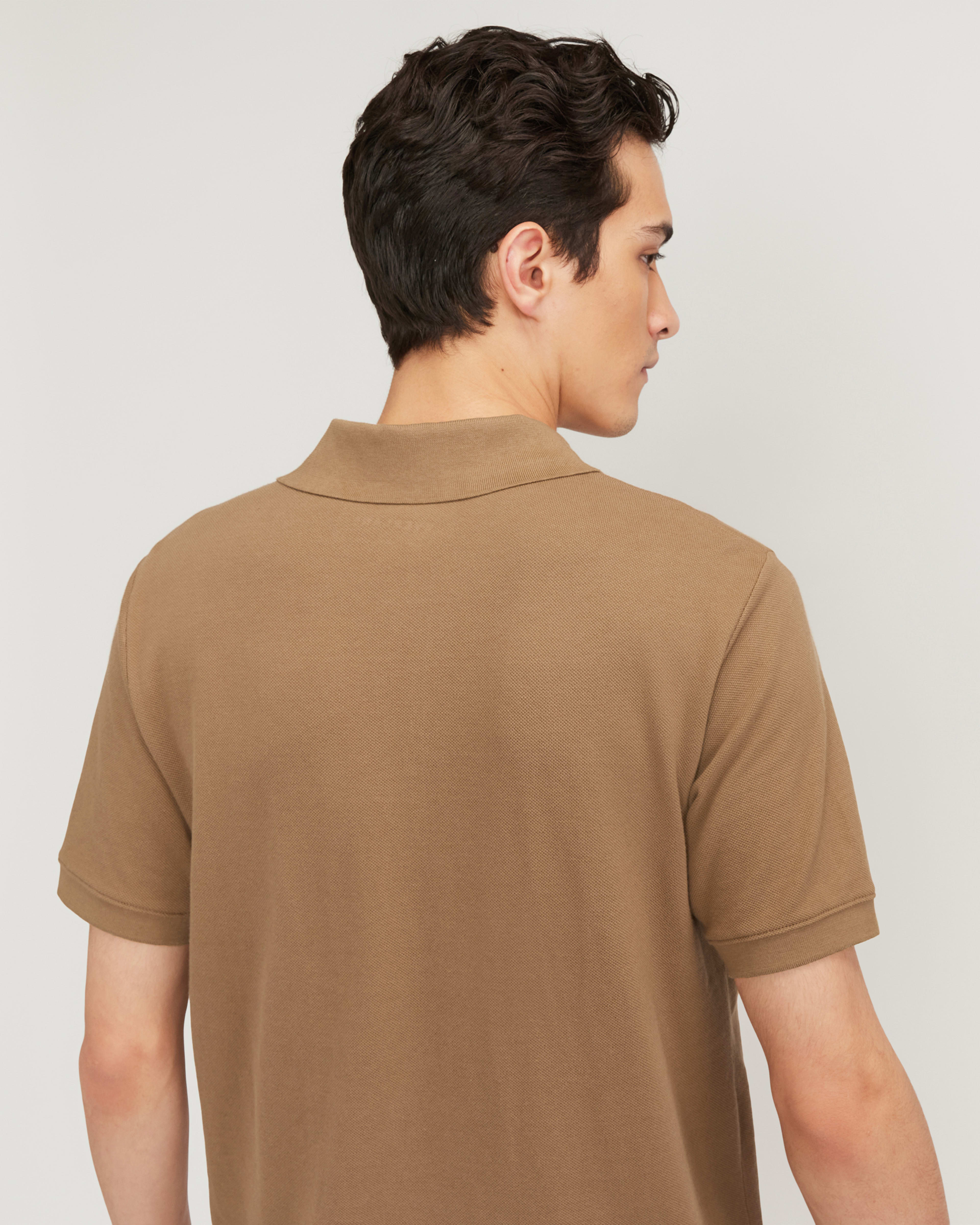 The Pique Polo Toasted Coconut – Everlane