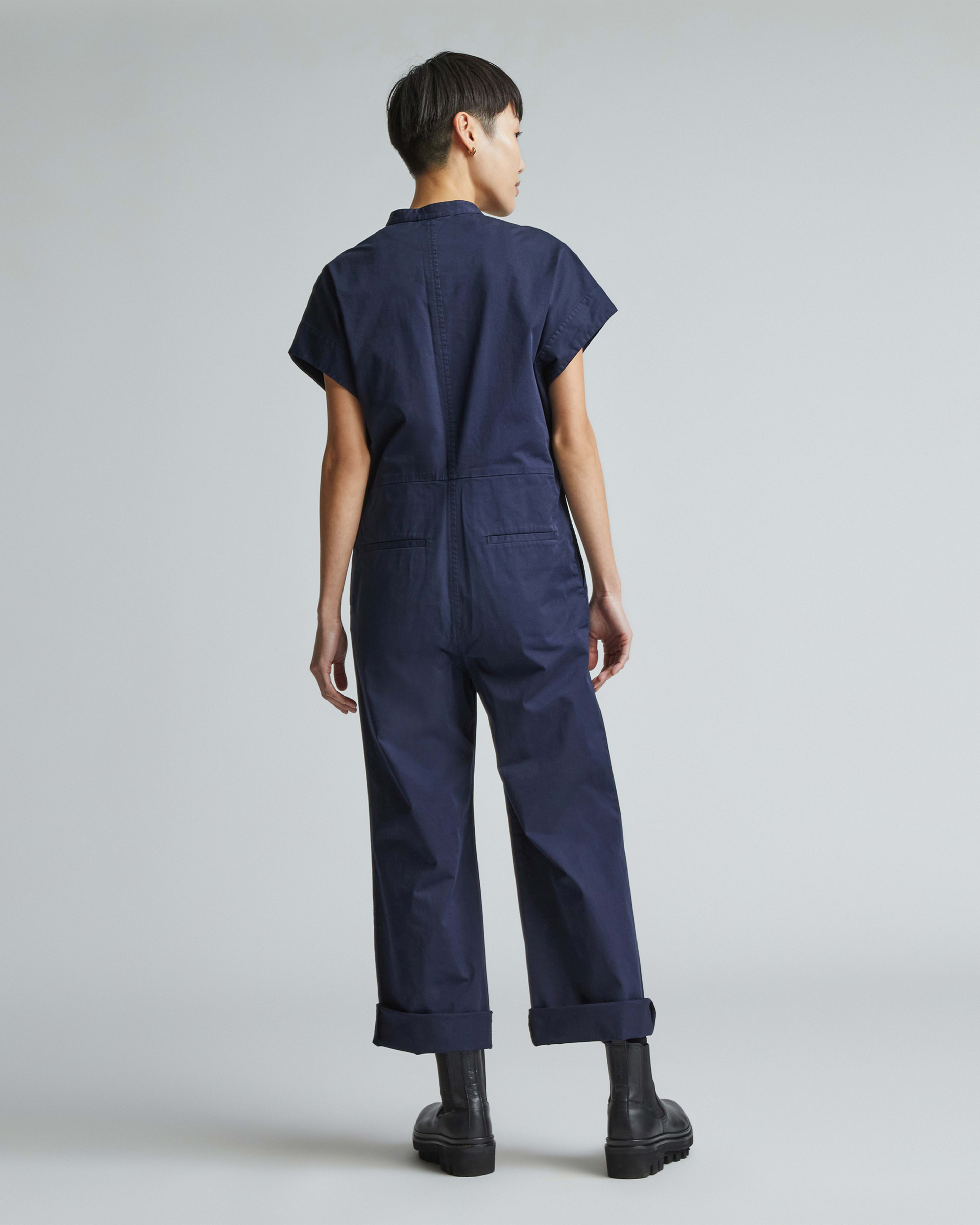 The Easy Workwear Jumpsuit Navy – Everlane