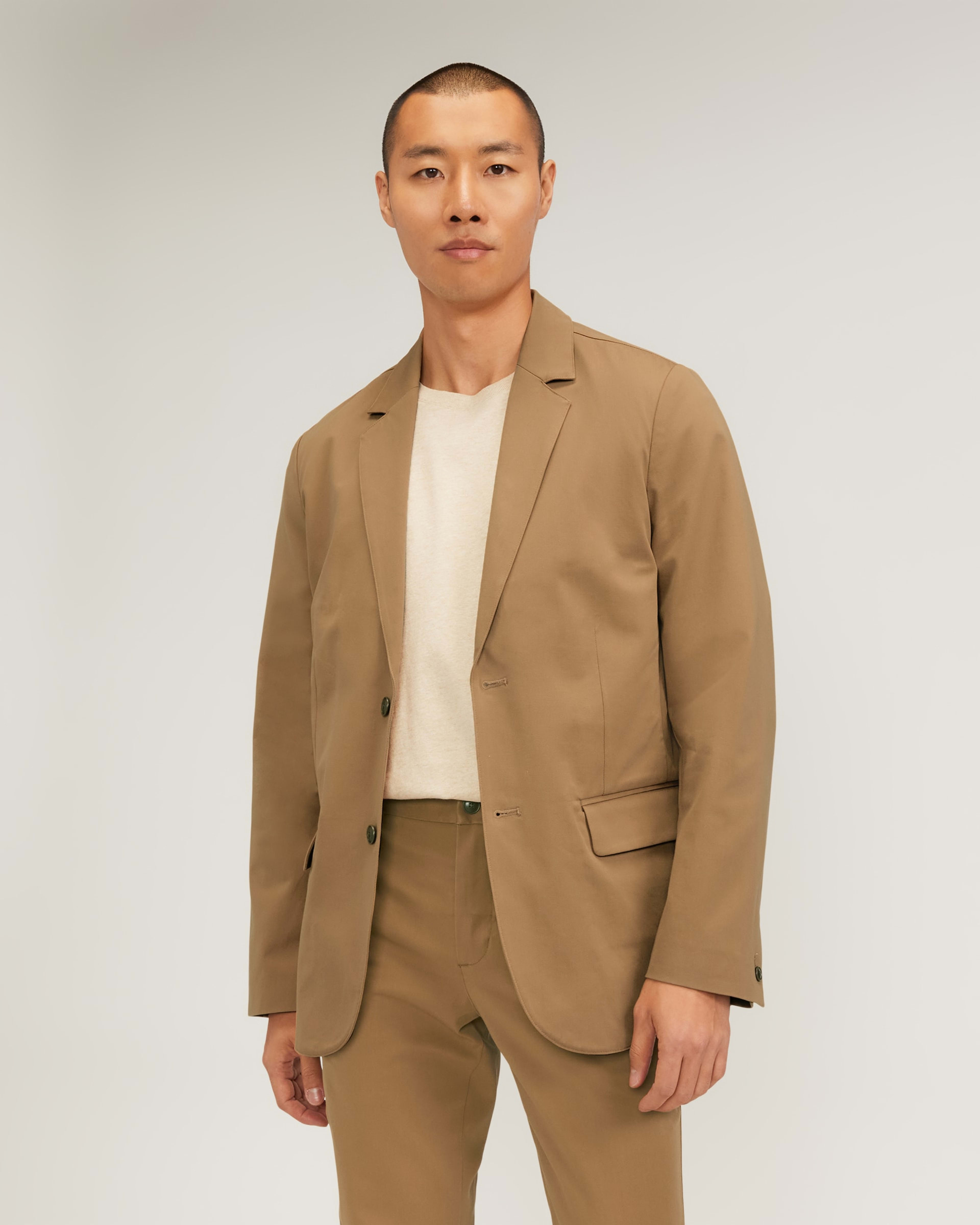 The Performance Chino Blazer Toasted Coconut – Everlane