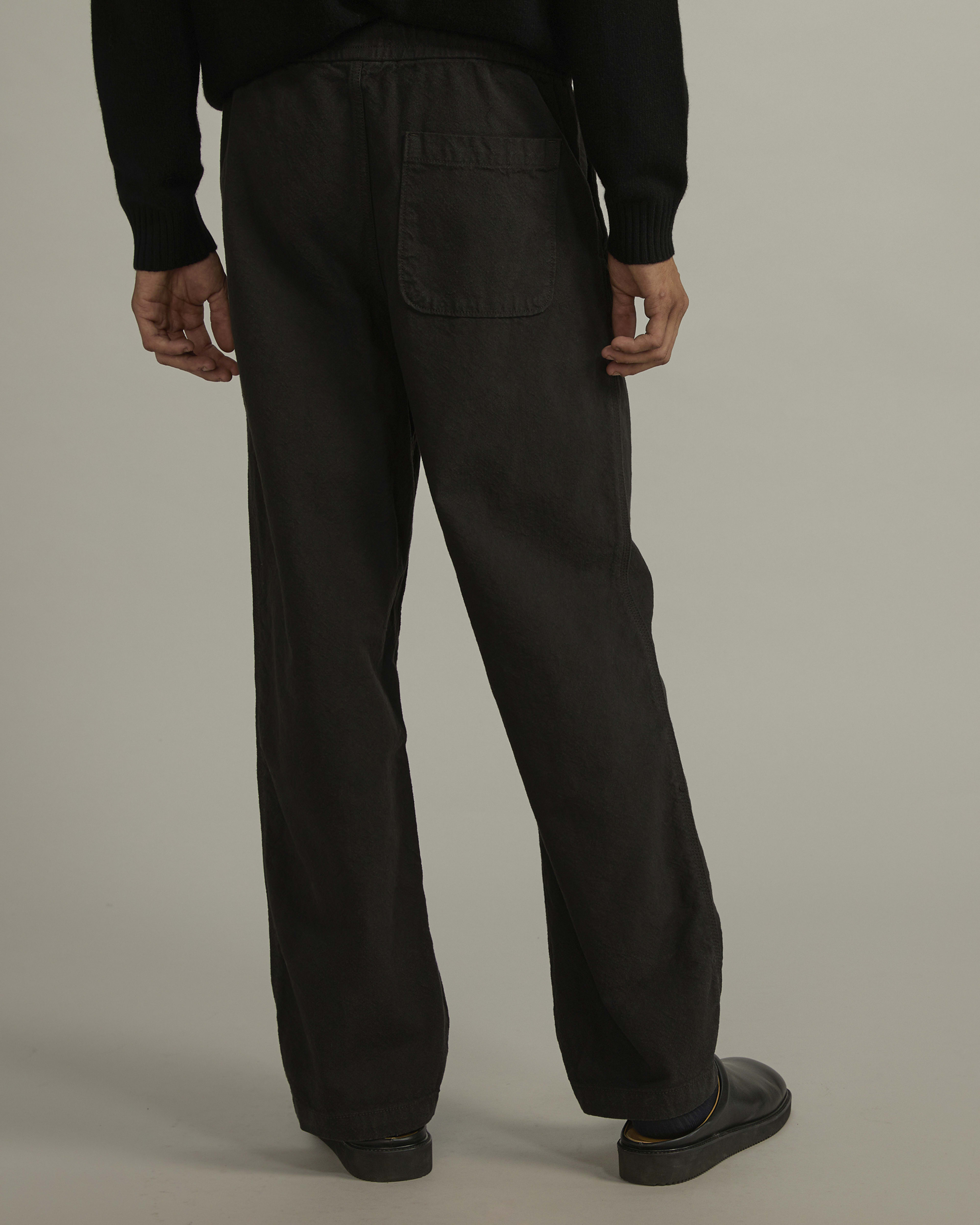 The Canvas Organic Cotton Drawstring Pant Black – Everlane