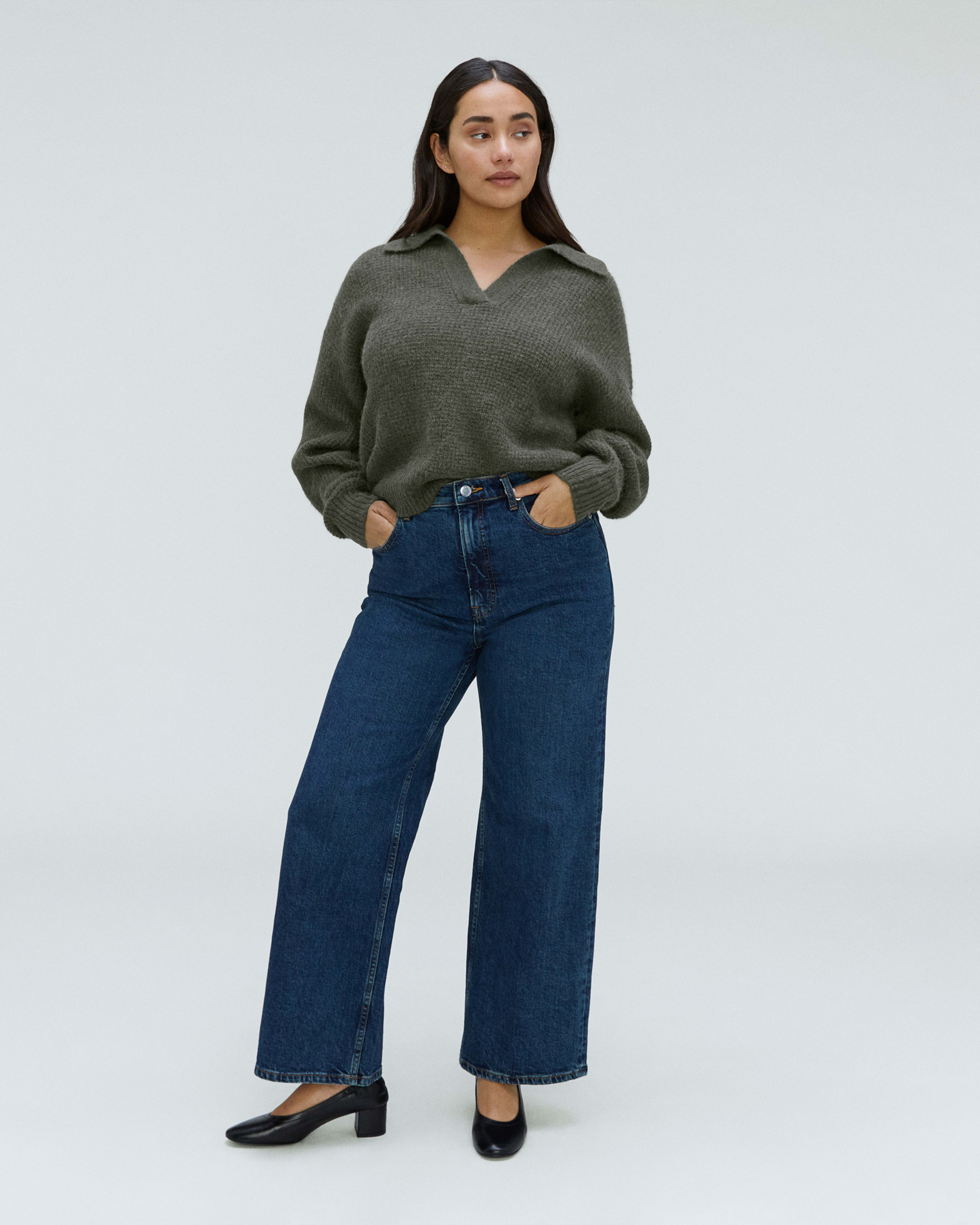 The Alpaca Waffle-Stitch Polo Kambaba – Everlane