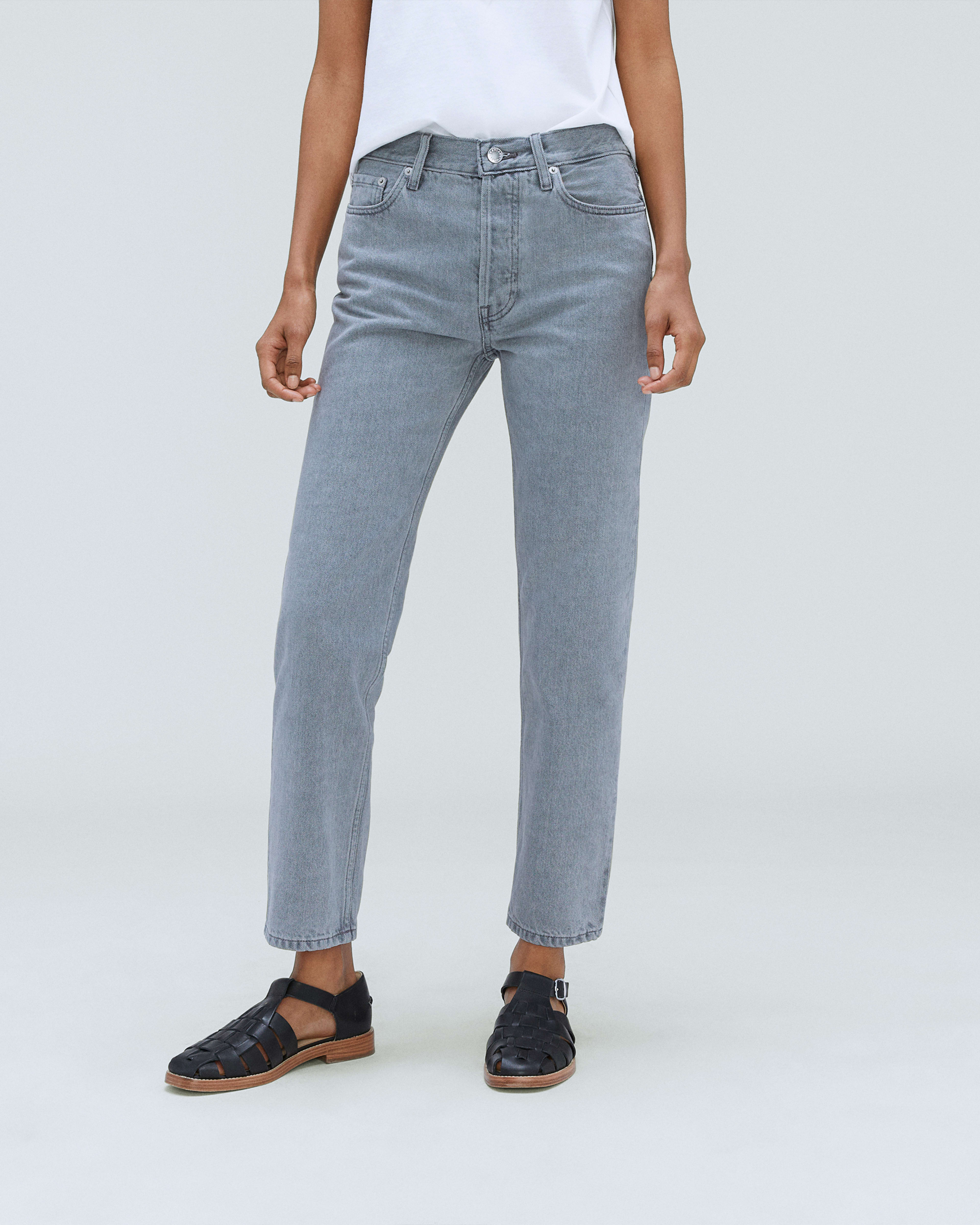 The Rigid Slouch Jean Vintage Grey – Everlane