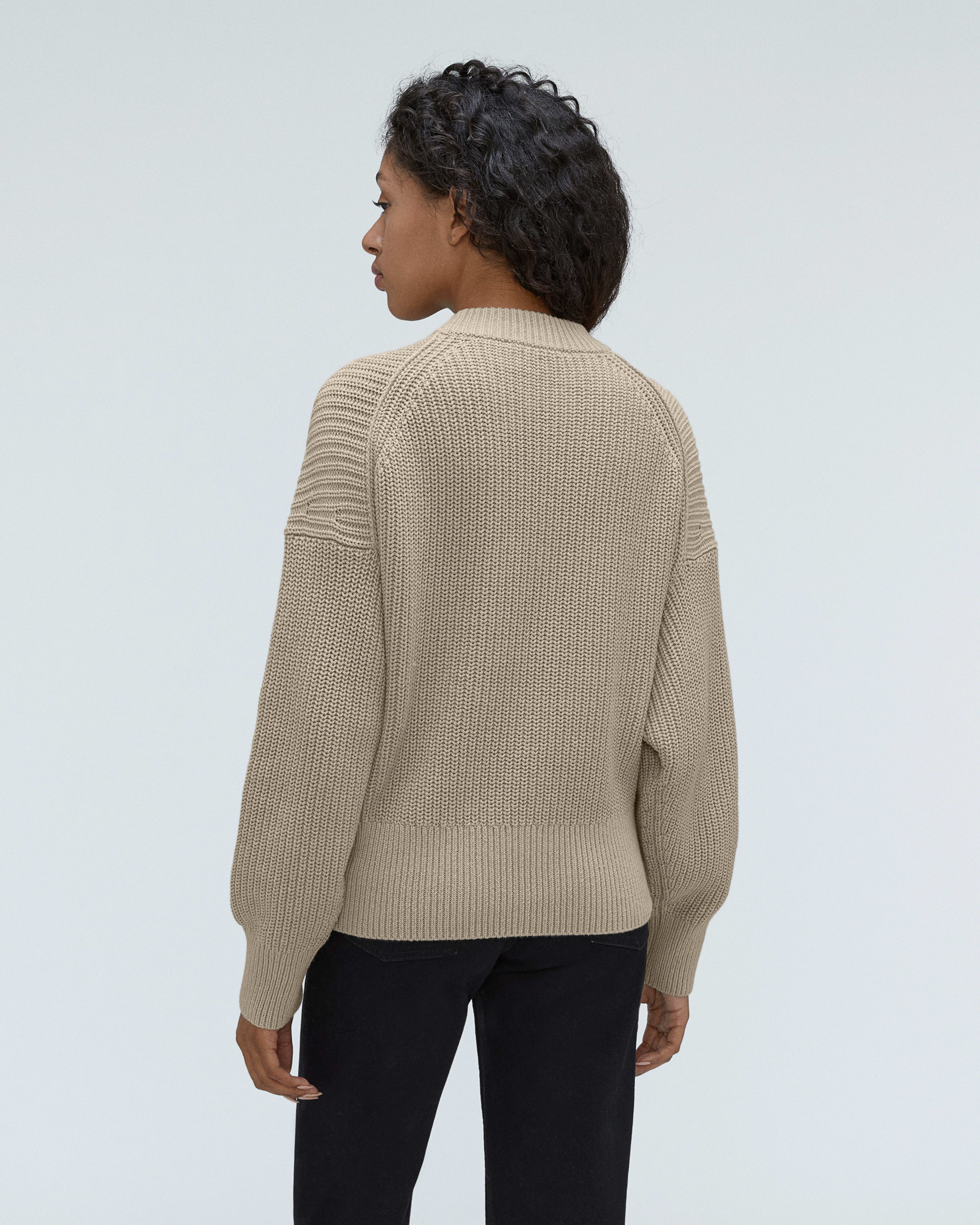 The Texture Cotton Crew Trench Coat Khaki – Everlane