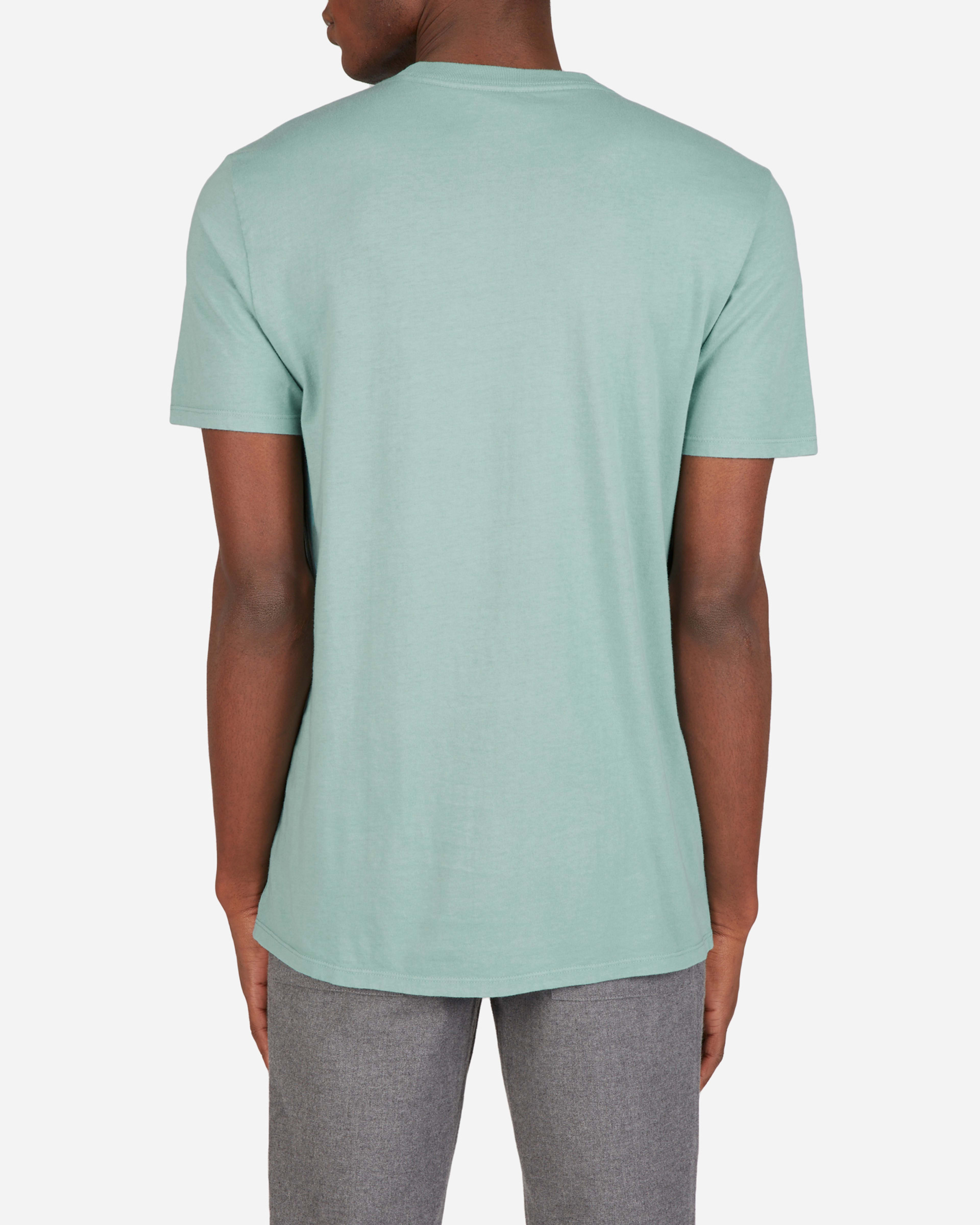 The Cotton Pocket Tee | Uniform Muted Teal – Everlane