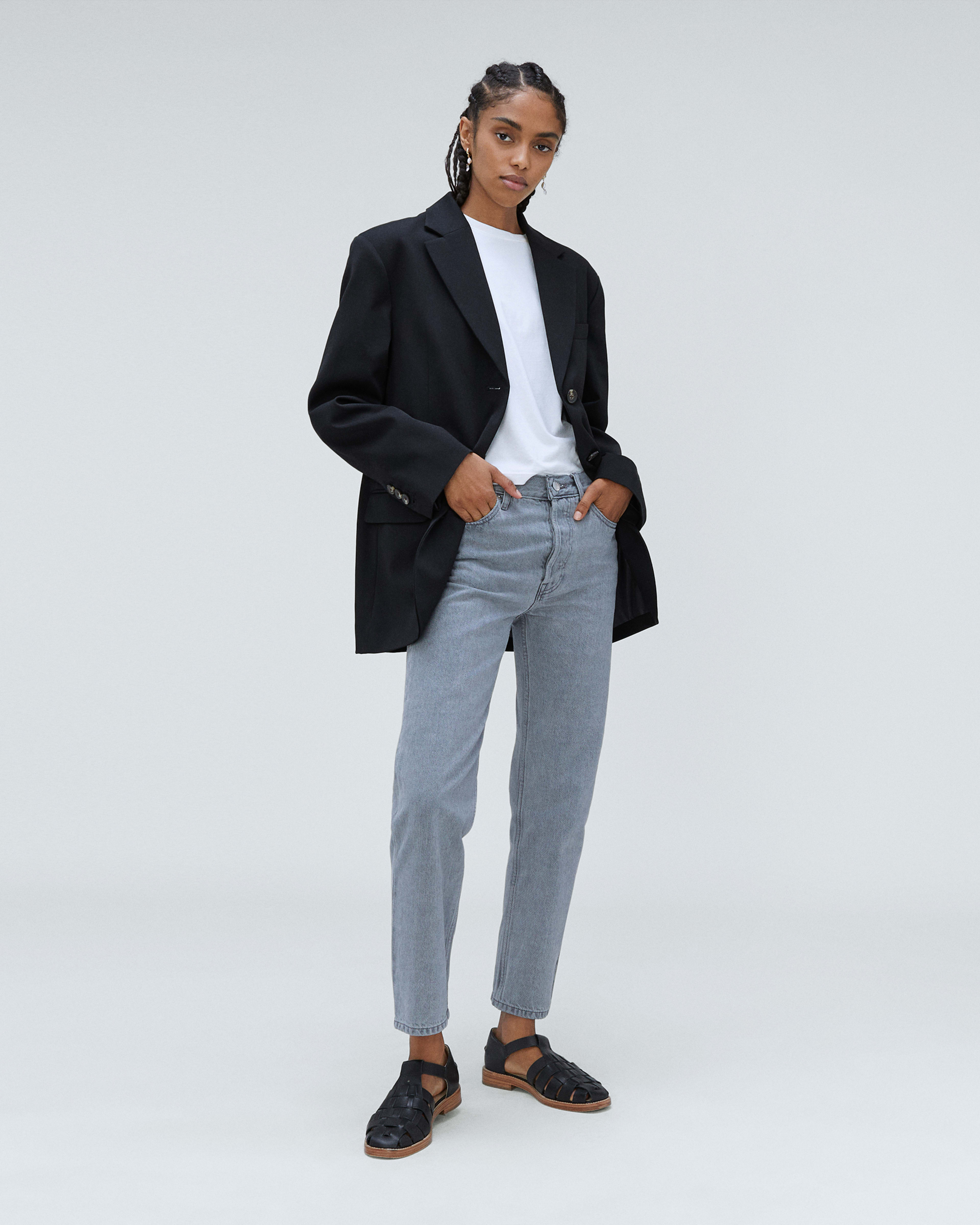 The Rigid Slouch Jean Vintage Grey – Everlane