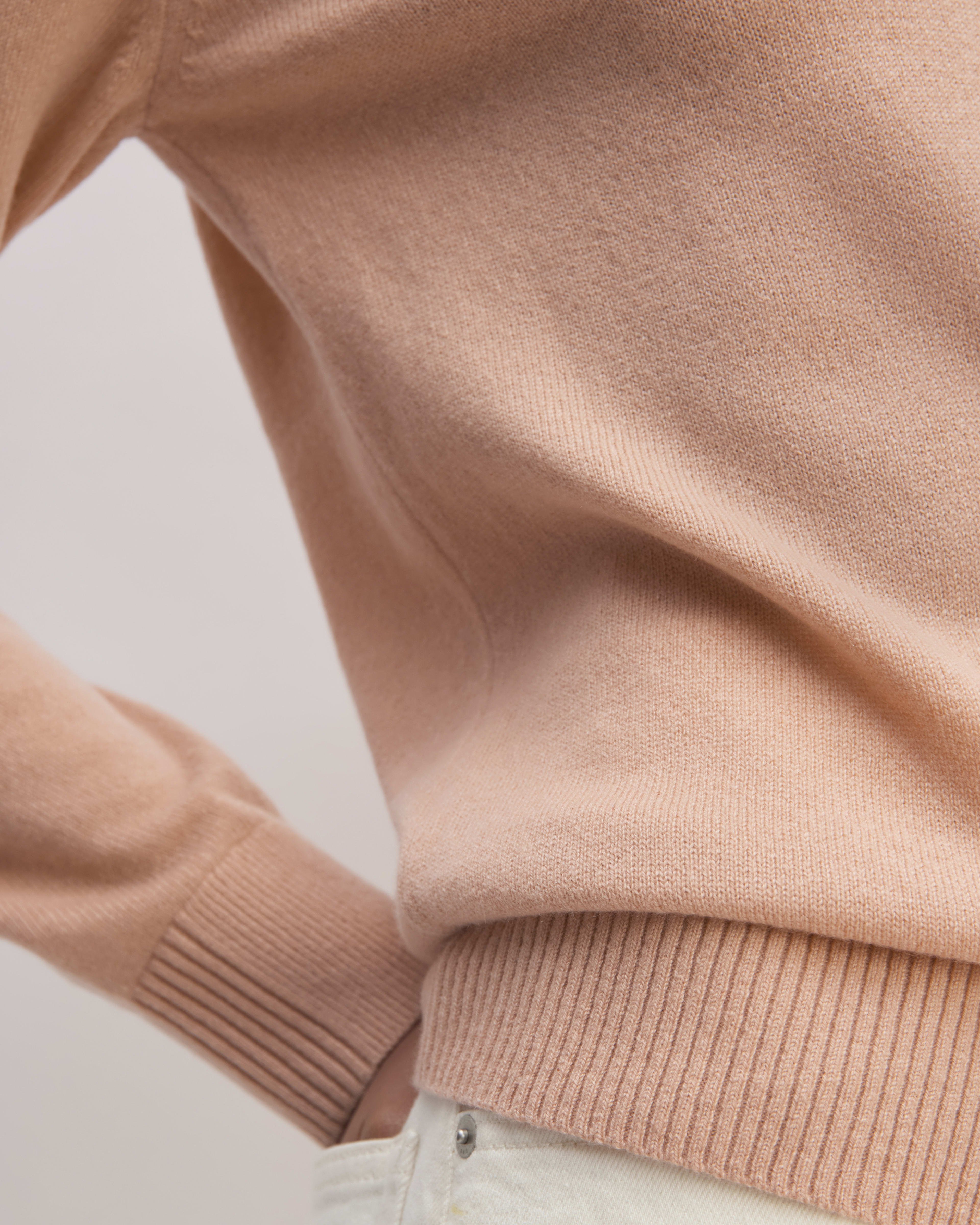The Cashmere Classic Crew Sweater Blush Pink – Everlane