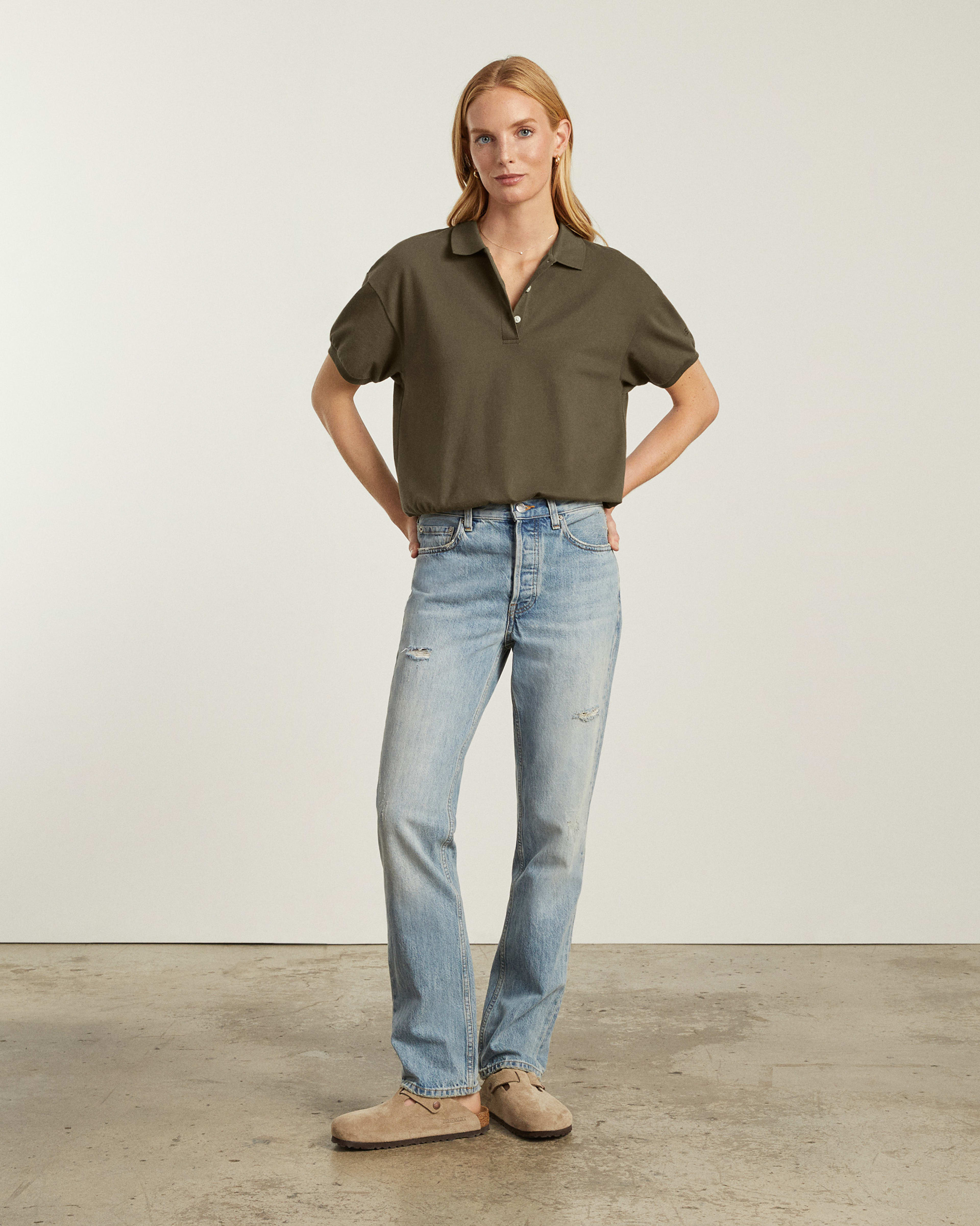The Oversized Polo Beech – Everlane