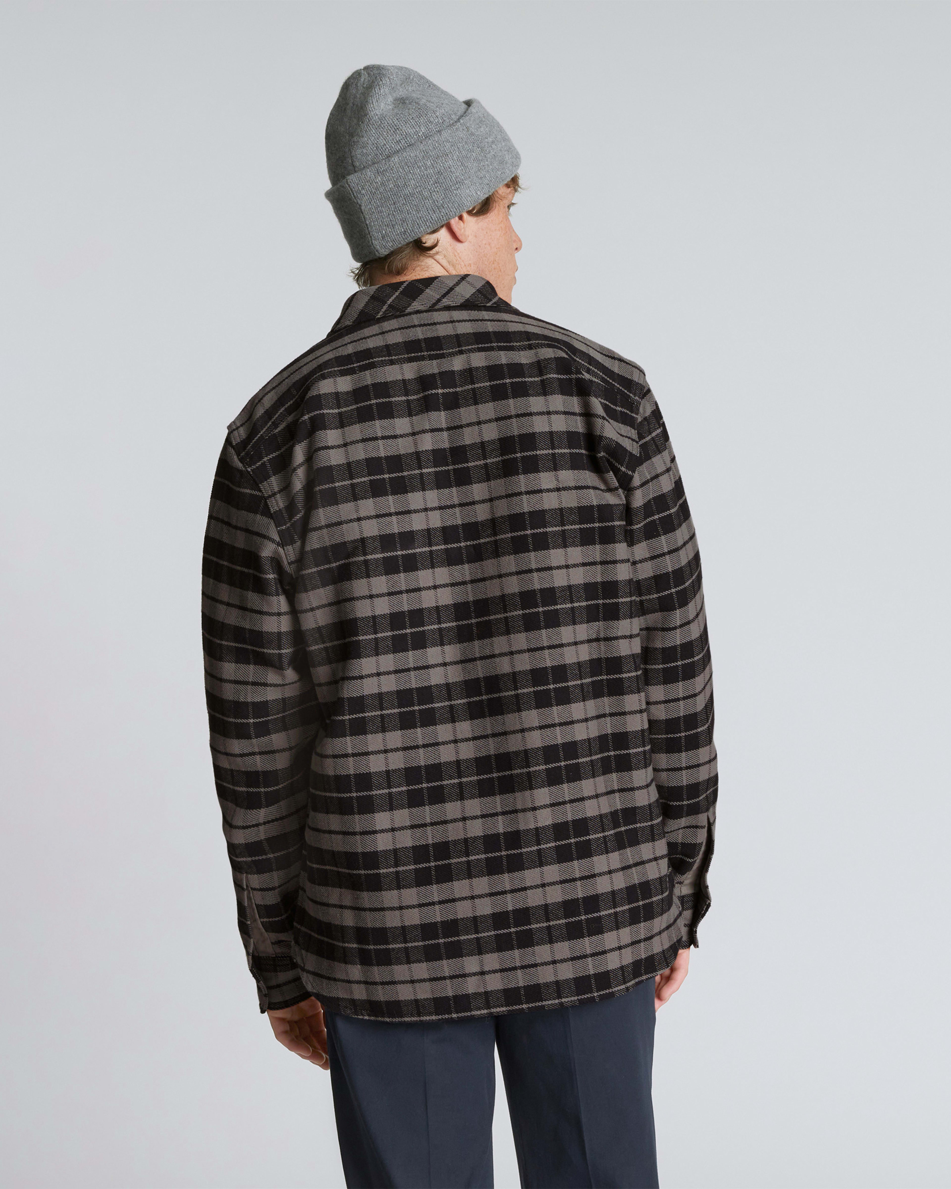 The Heavyweight Overshirt | Uniform Pewter Plaid – Everlane