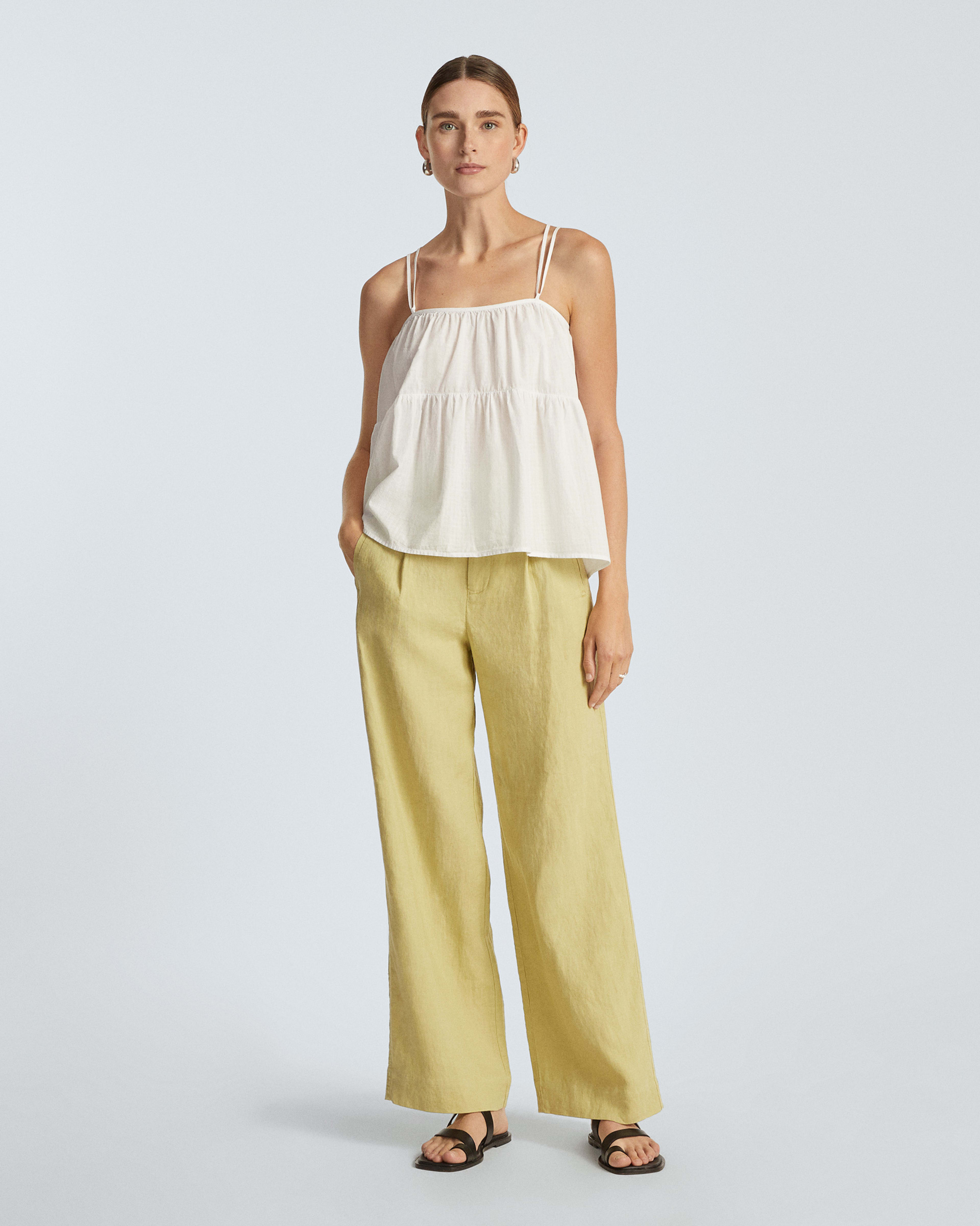 The Billow Cami White – Everlane