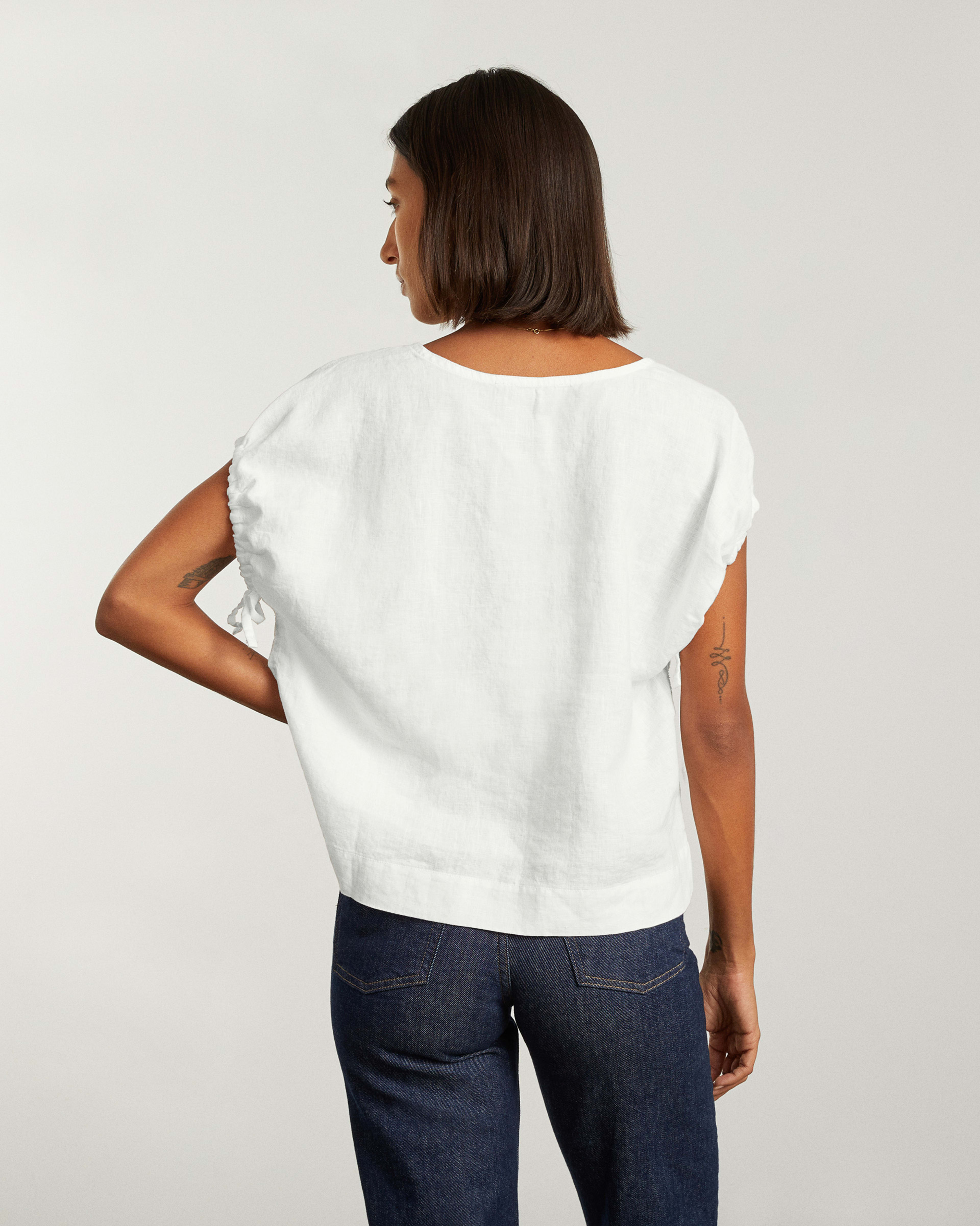The Drawstring Tunic White – Everlane