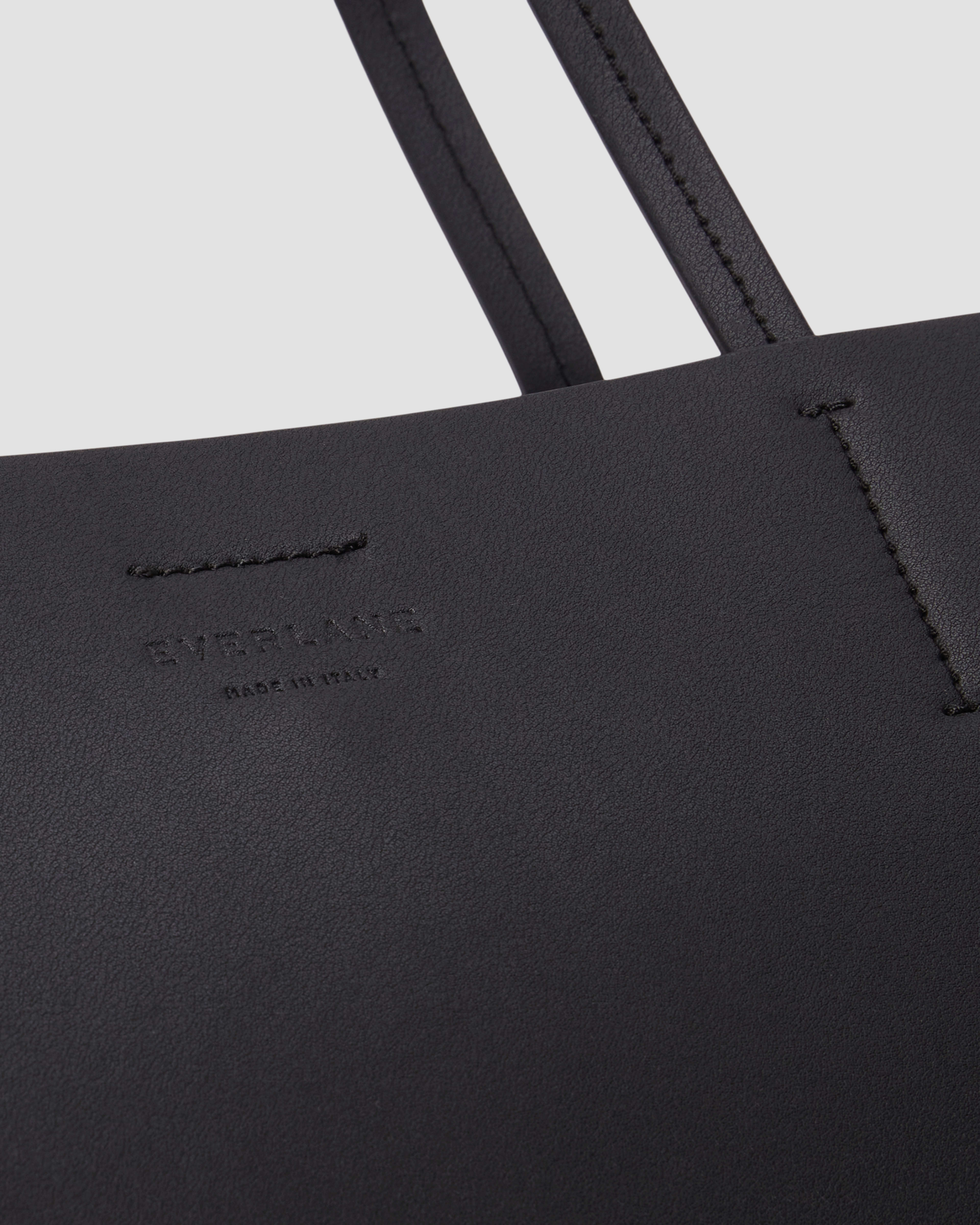 The Luxe Medium Italian Leather Tote Black – Everlane