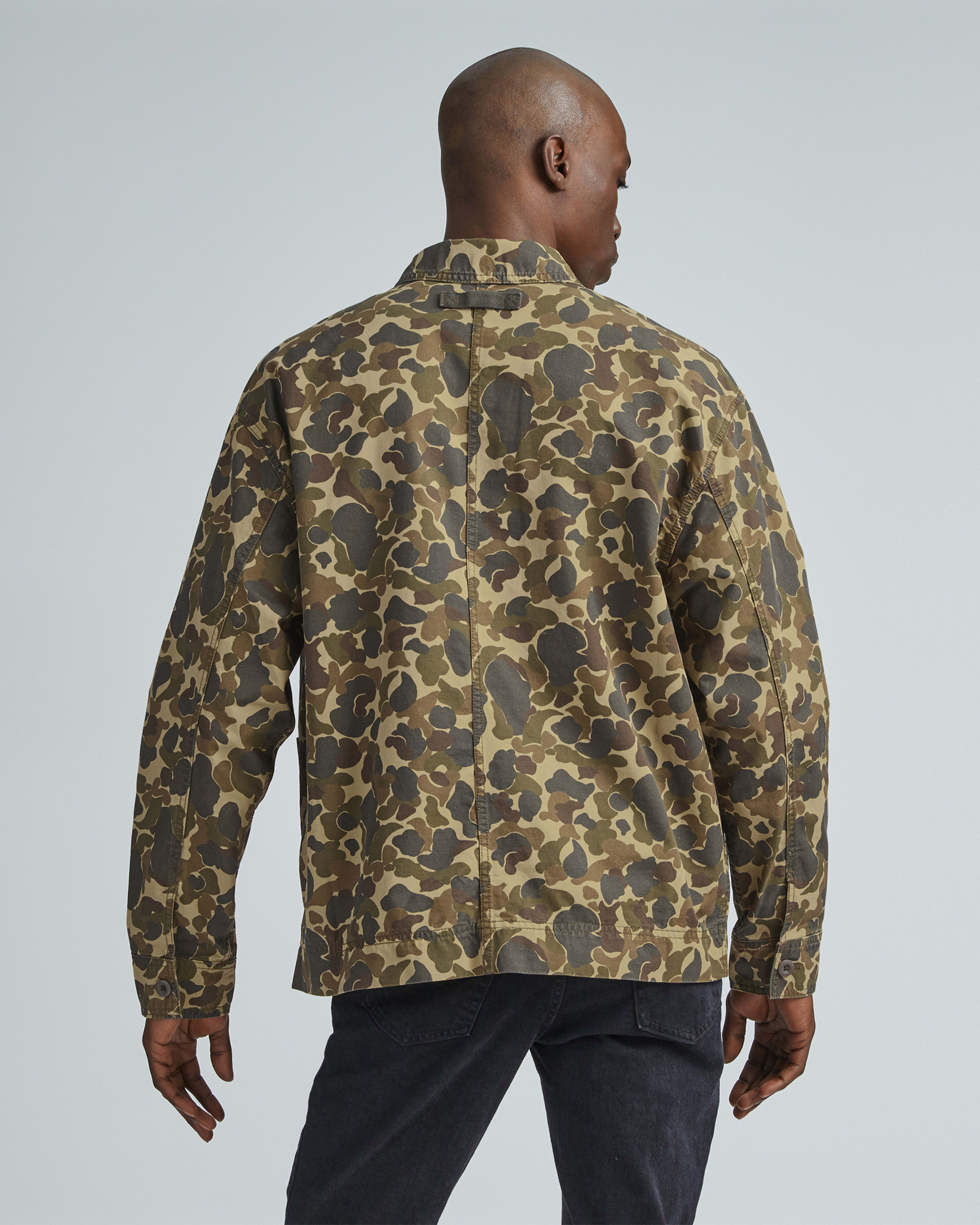 The Camo Utility Jacket Fennel Seed Camo – Everlane