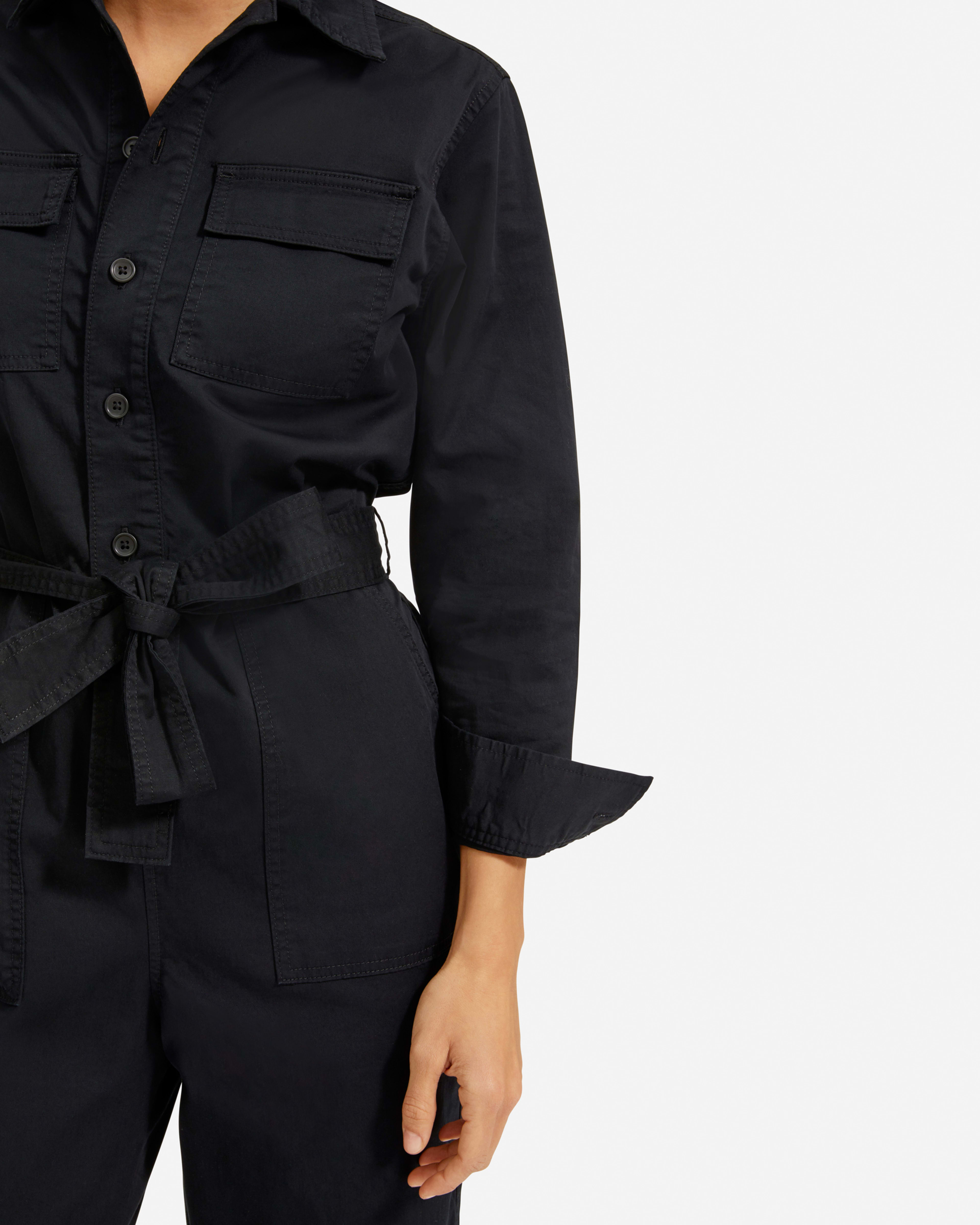 The Modern Utility Jumpsuit Black – Everlane