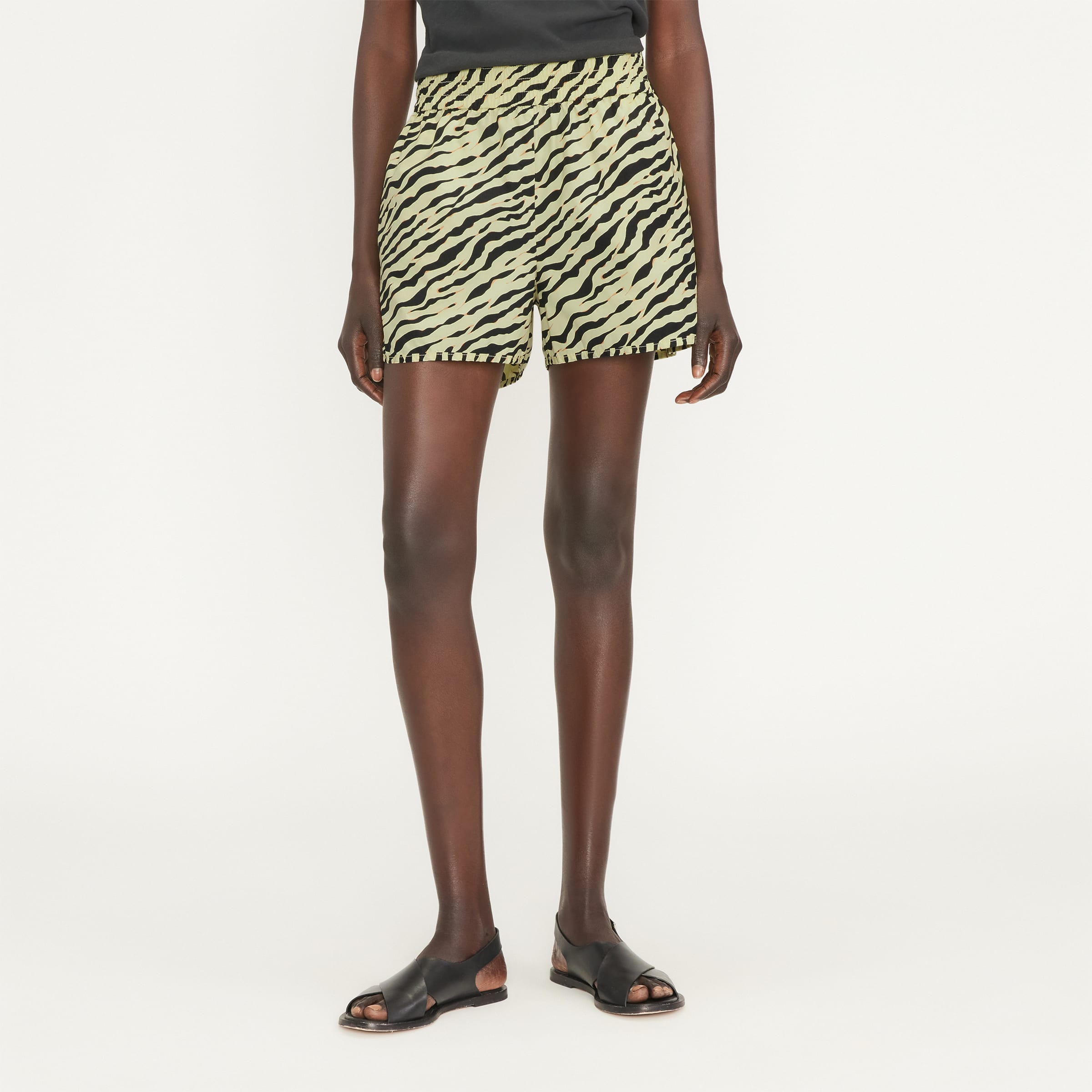The Poplin Boxer Short Pale Yellow Tiger Stripe – Everlane