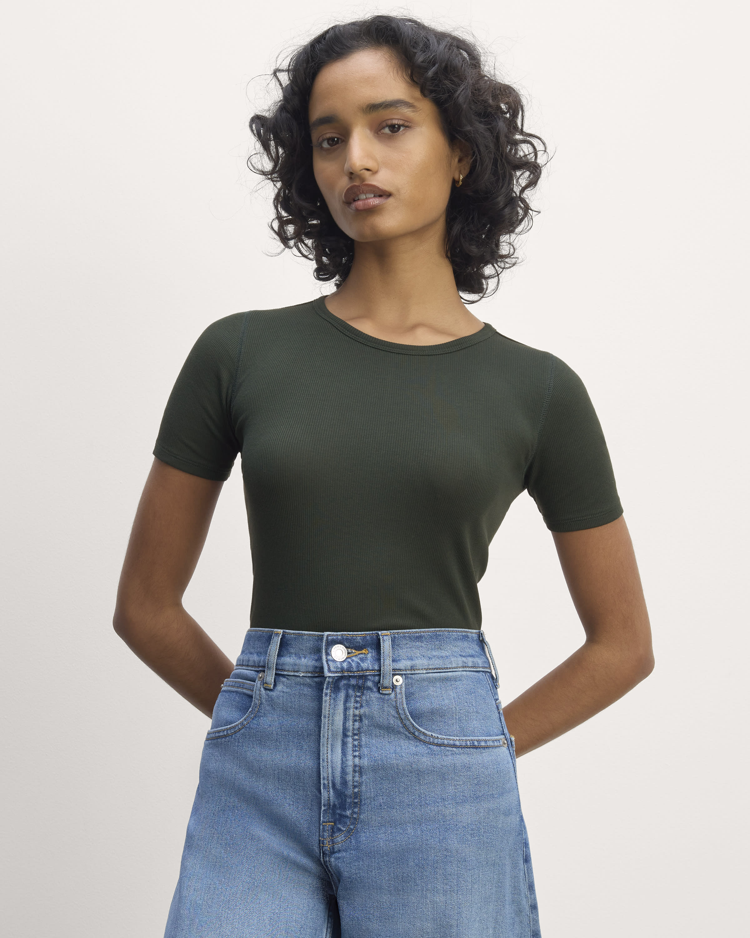 The Luxe Rib Crew Scarab – Everlane