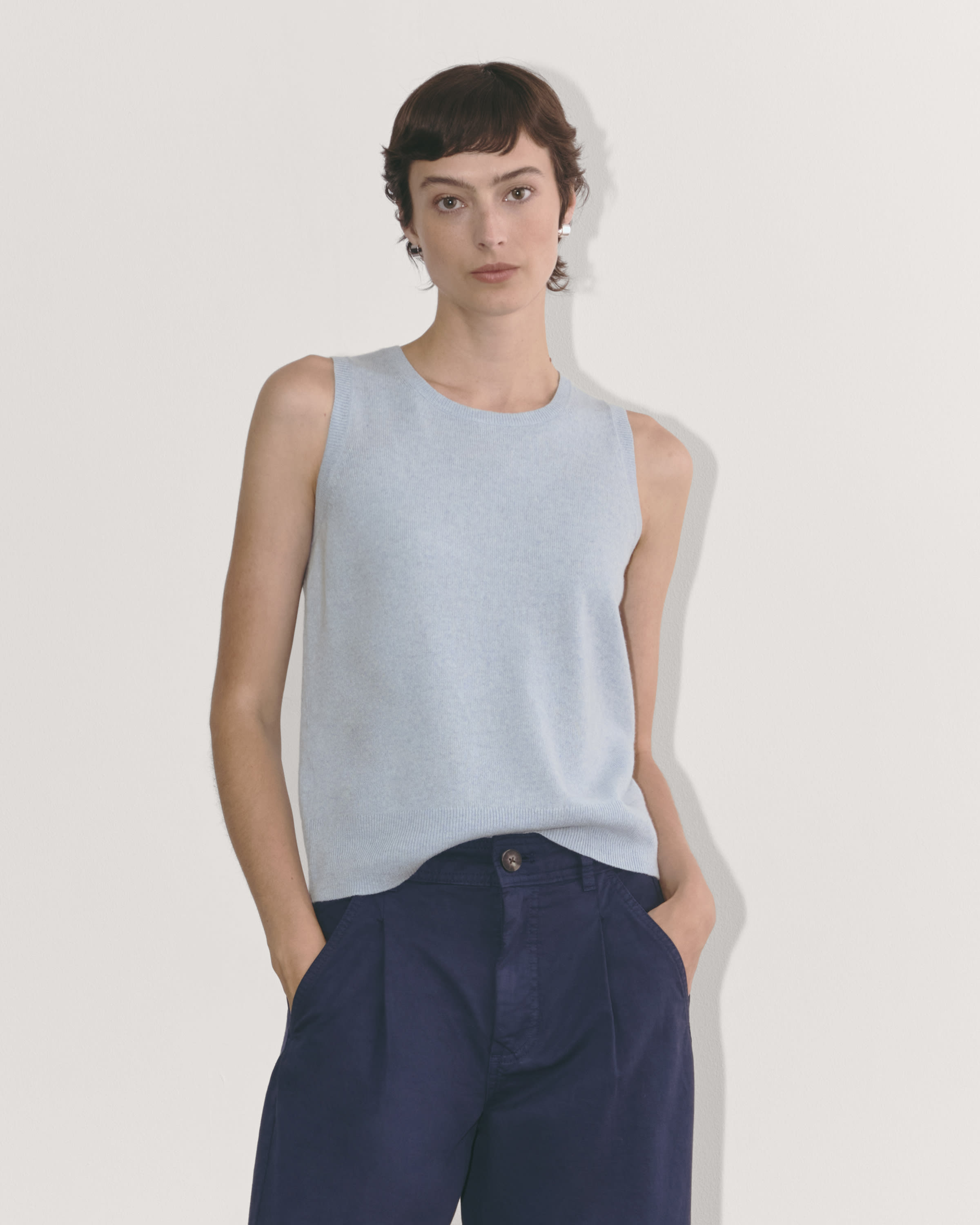 The Classic Tank in Cashmere Sky Blue – Everlane