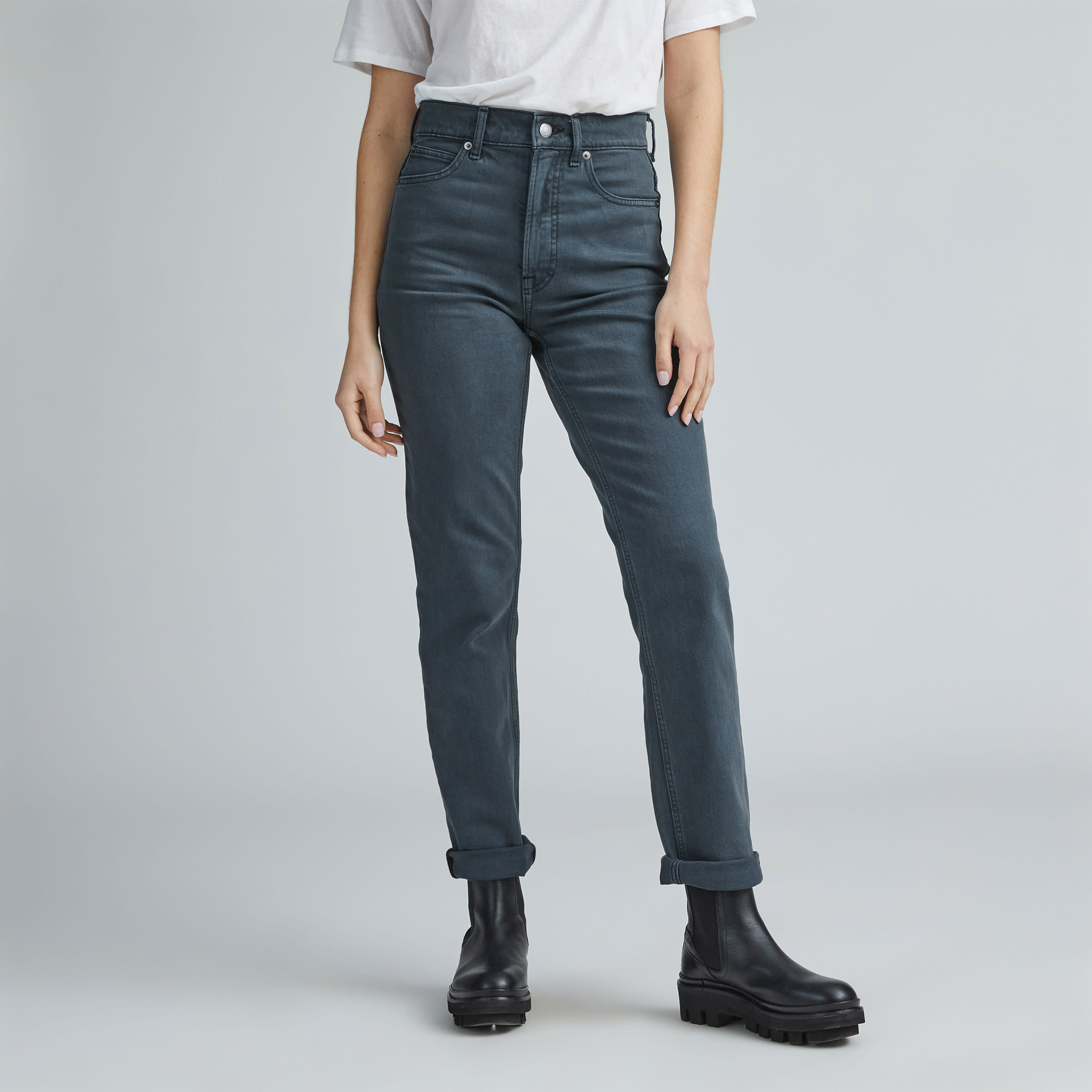 The Way-High Slim Jean Ash – Everlane