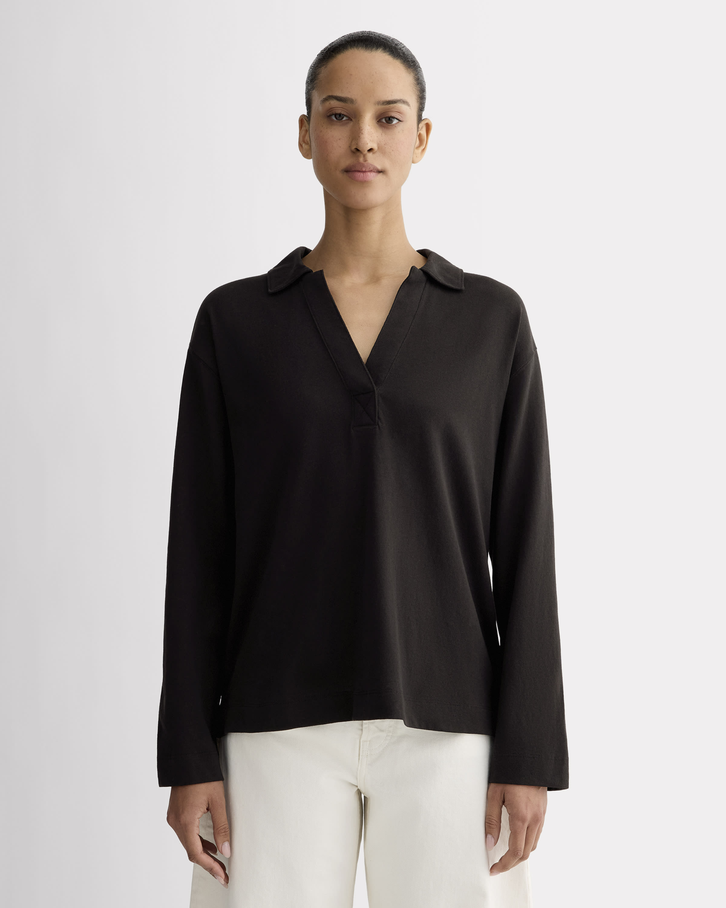 The Mariner Rugby Top Black – Everlane