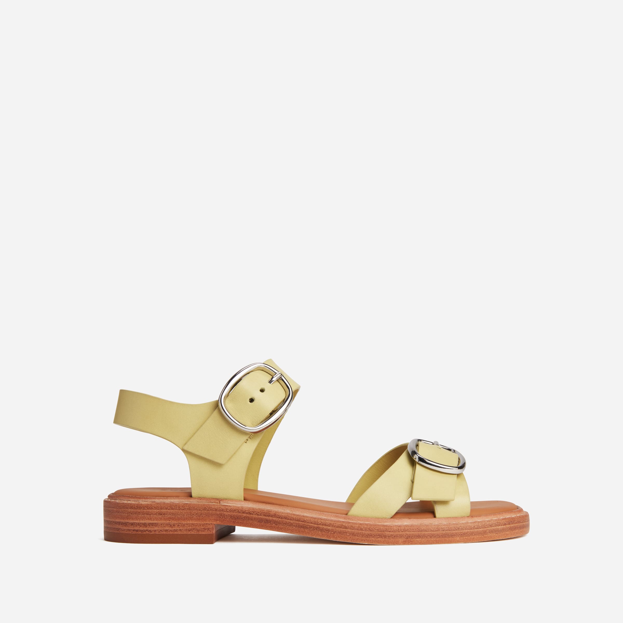 The Twin Buckle Sandal Leek – Everlane