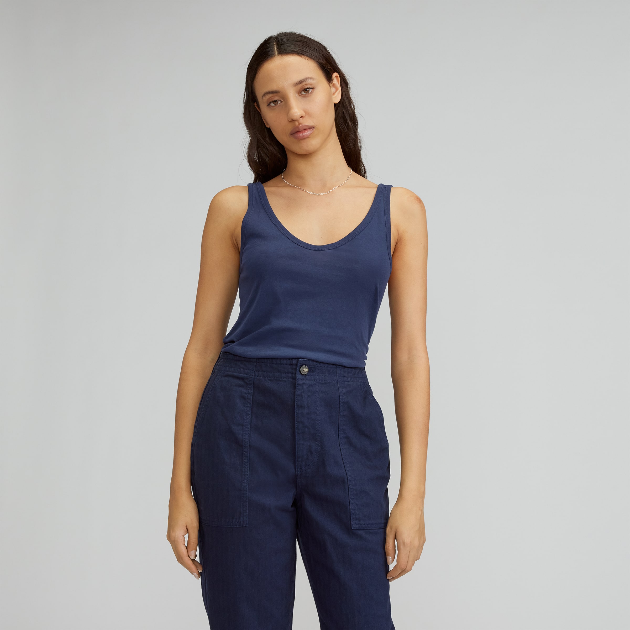 The Air Cami Navy – Everlane