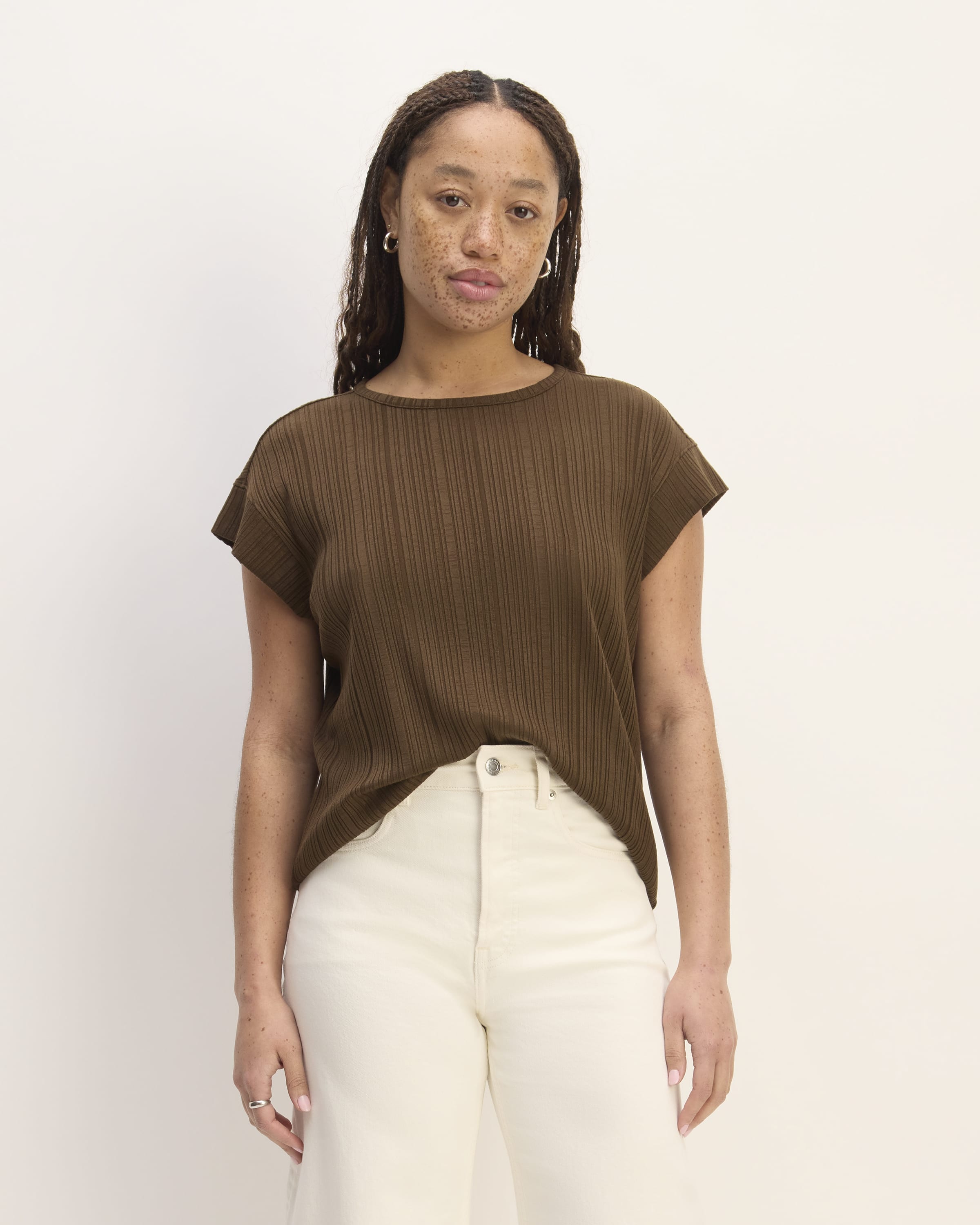 The Rib Muscle Tee Cocoa – Everlane