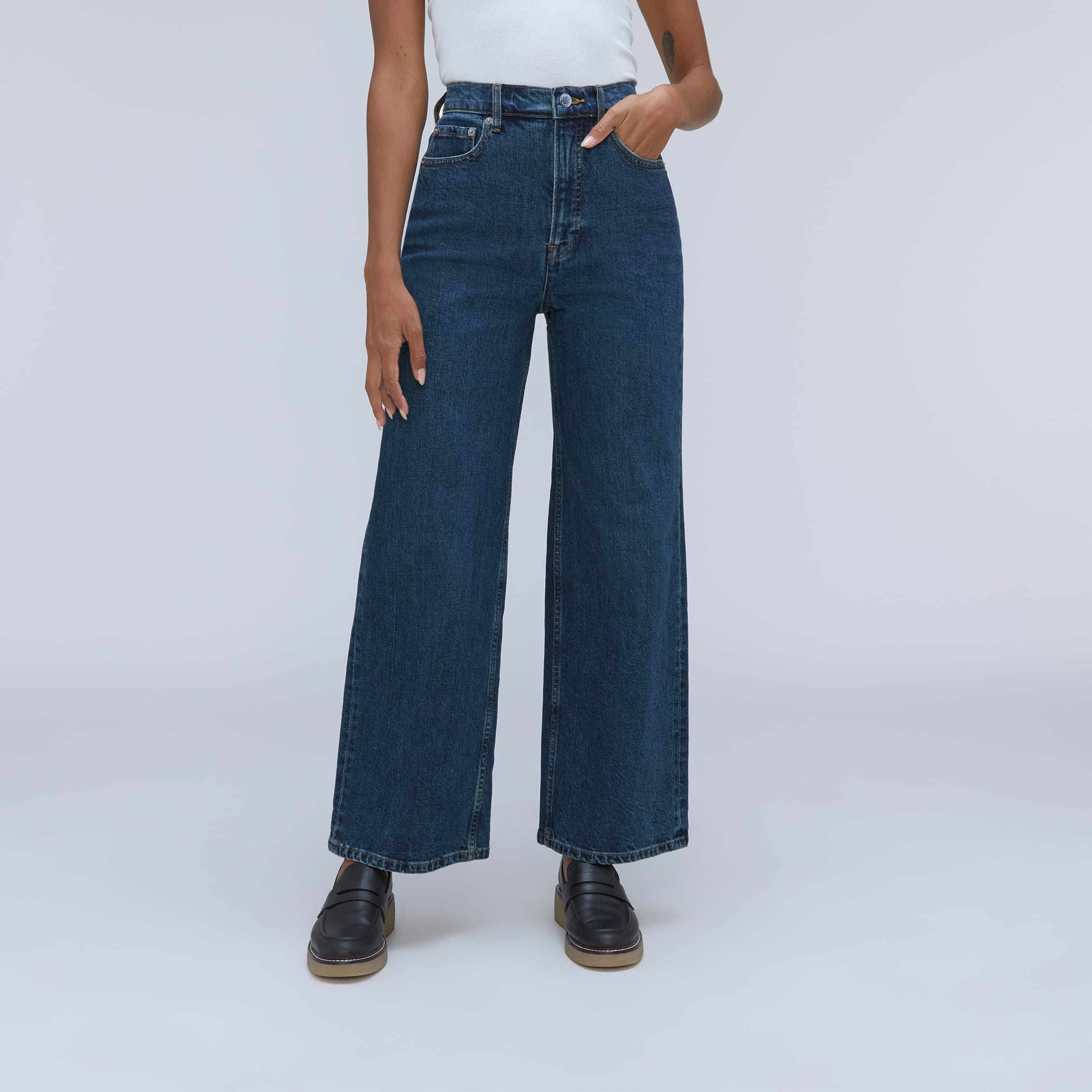 The Way-High® Sailor Jean Deep Blue – Everlane
