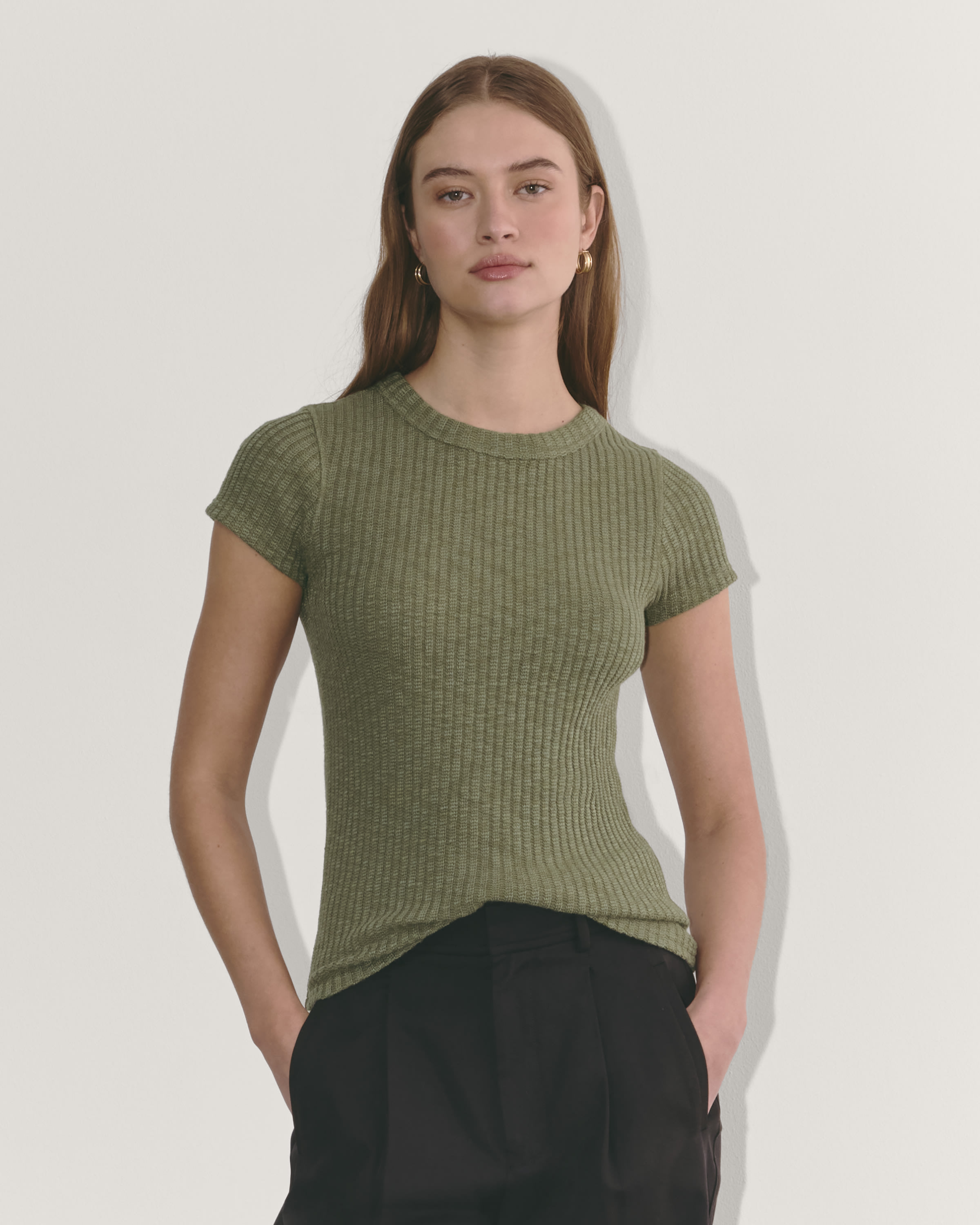 The Cozy Rib Tee Kalamata – Everlane
