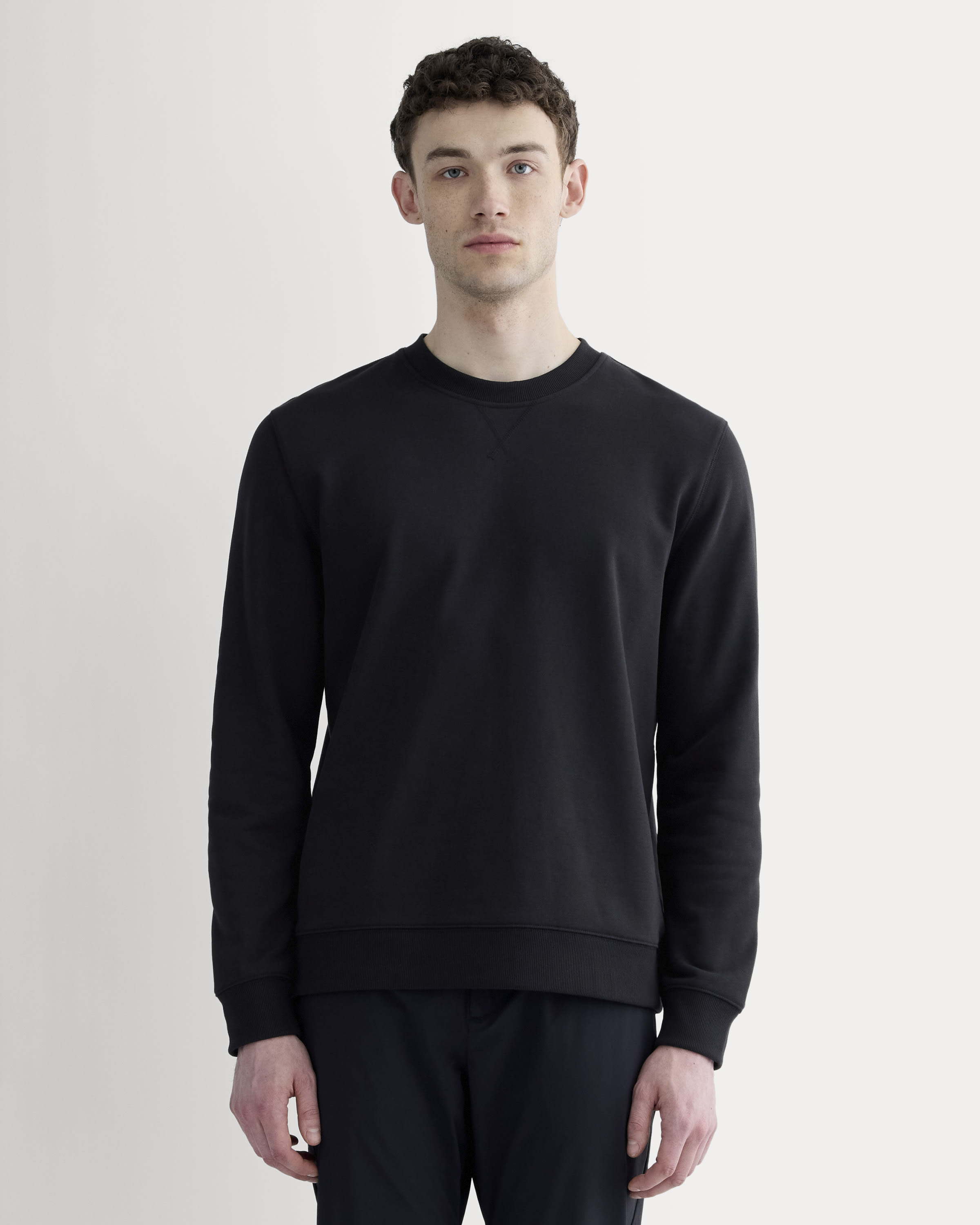 The Off-Duty Terry Crew Black – Everlane