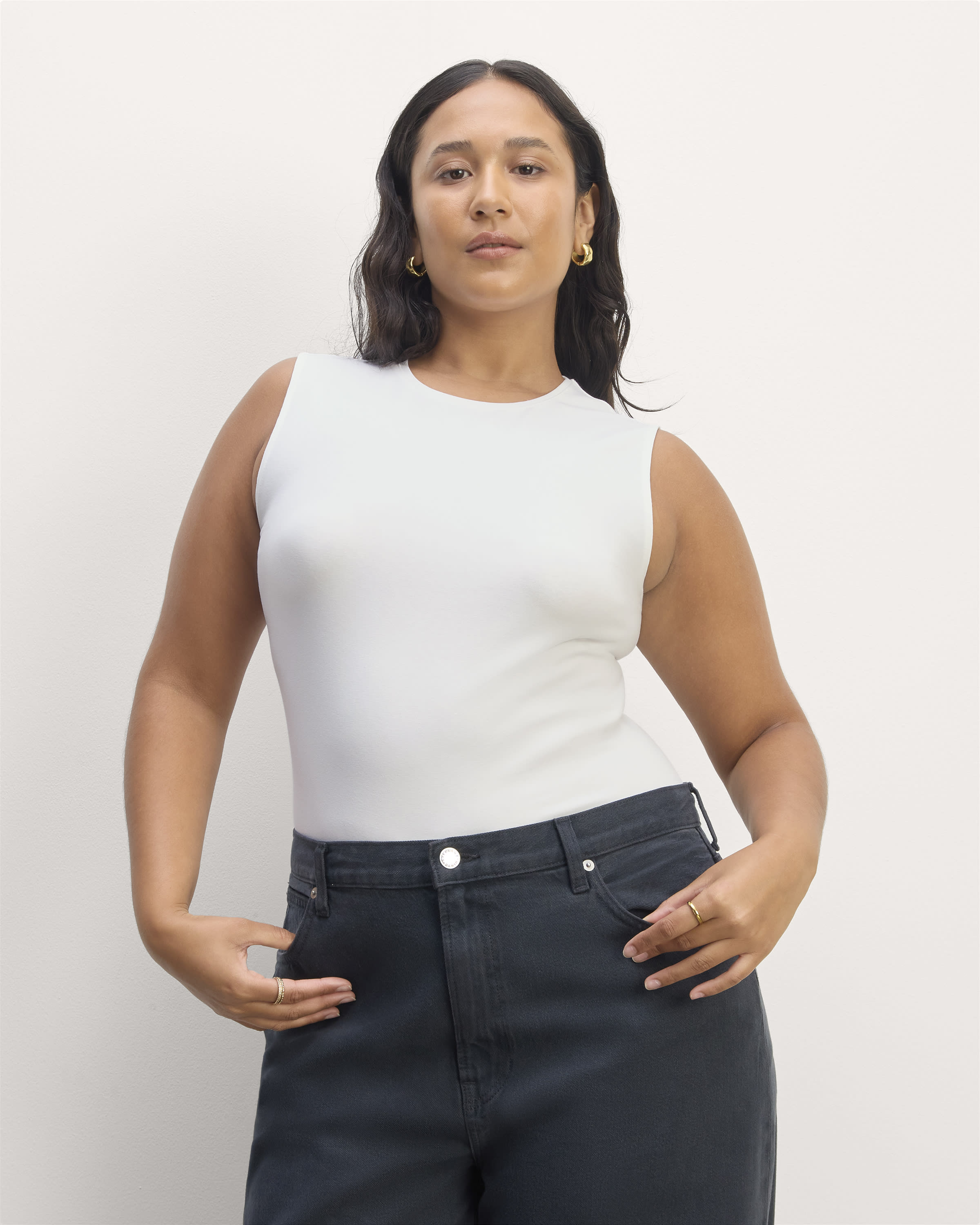 The Form Tank White – Everlane