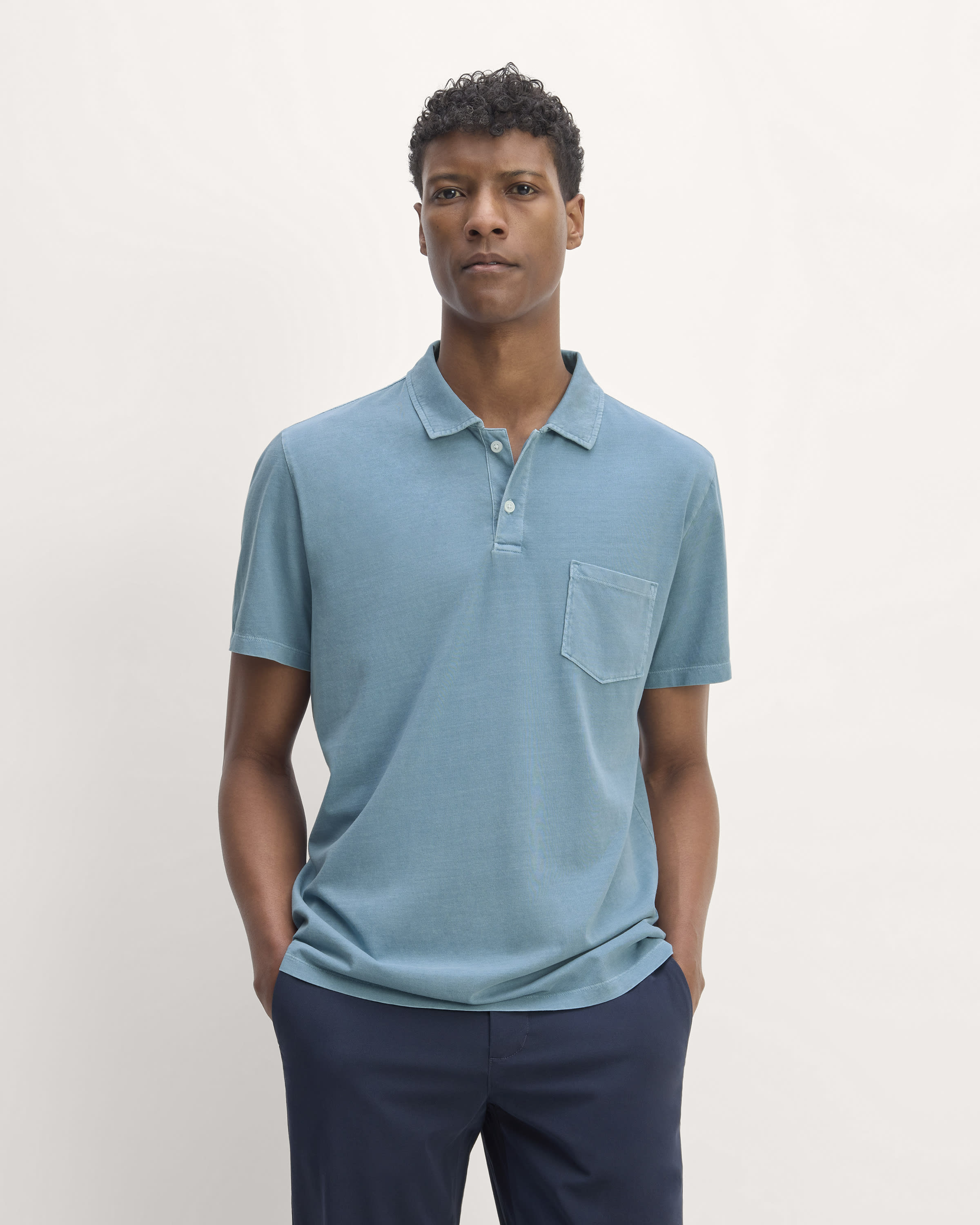 The Essential Organic Garment-Dyed Polo Spring Lake – Everlane