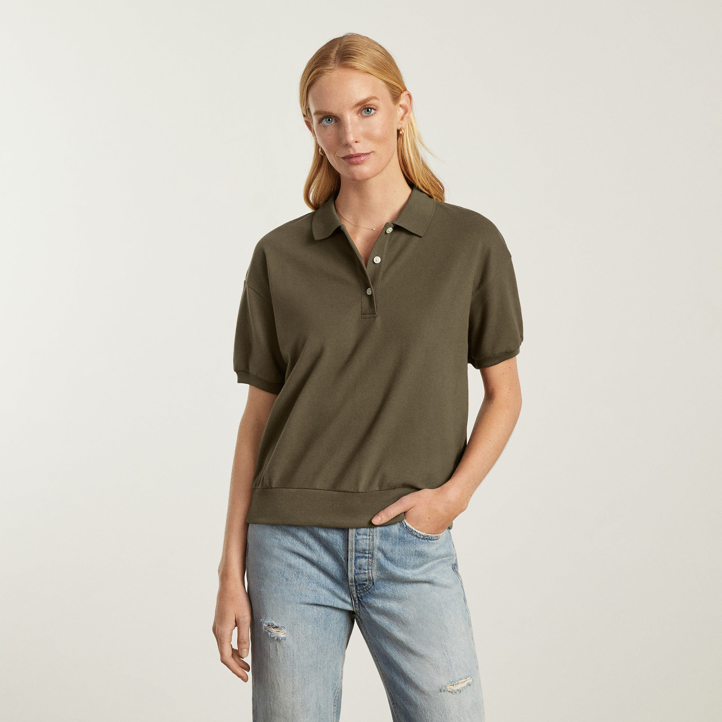 The Oversized Polo Beech – Everlane