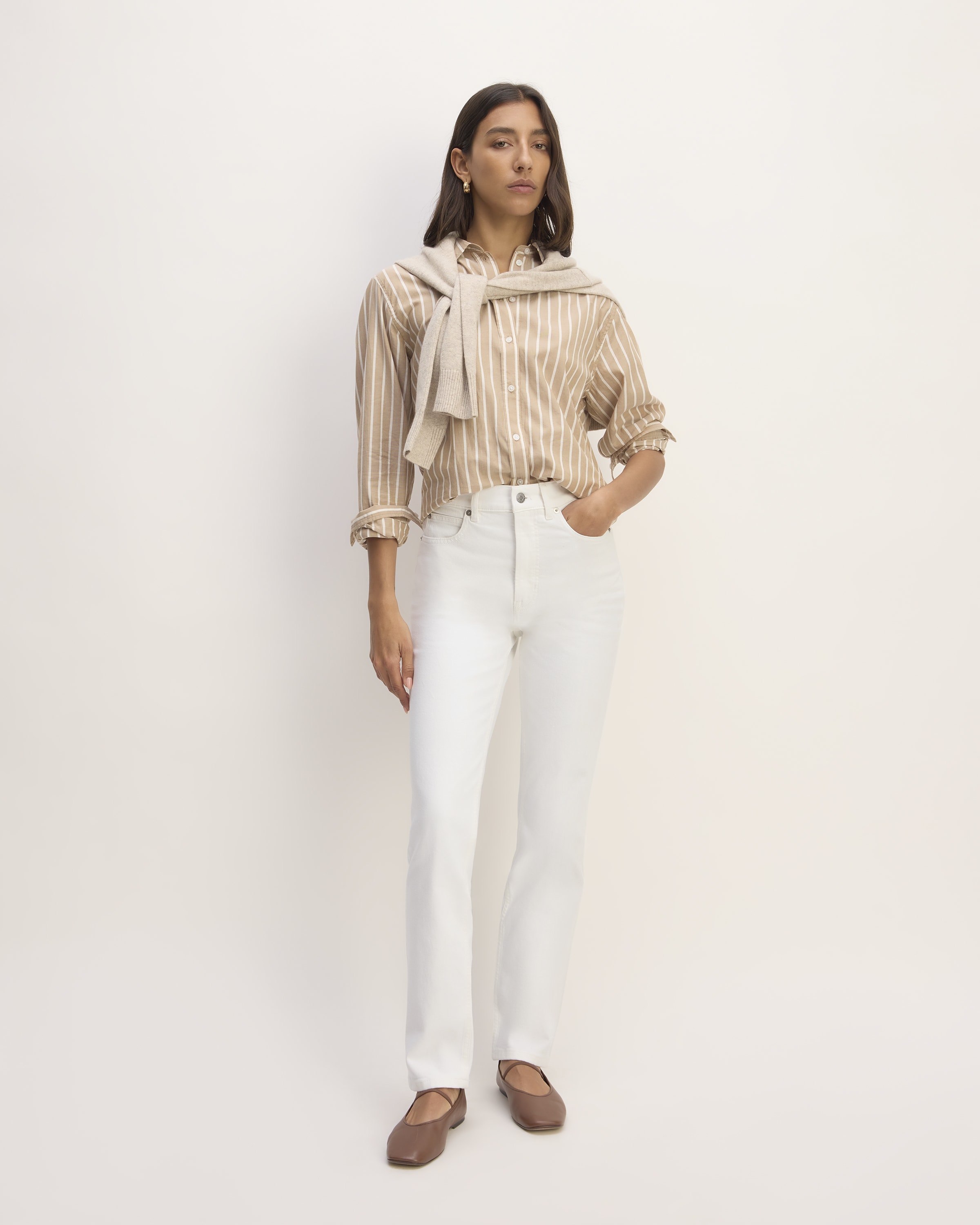 The Way-High® Slim Jean Bright White – Everlane
