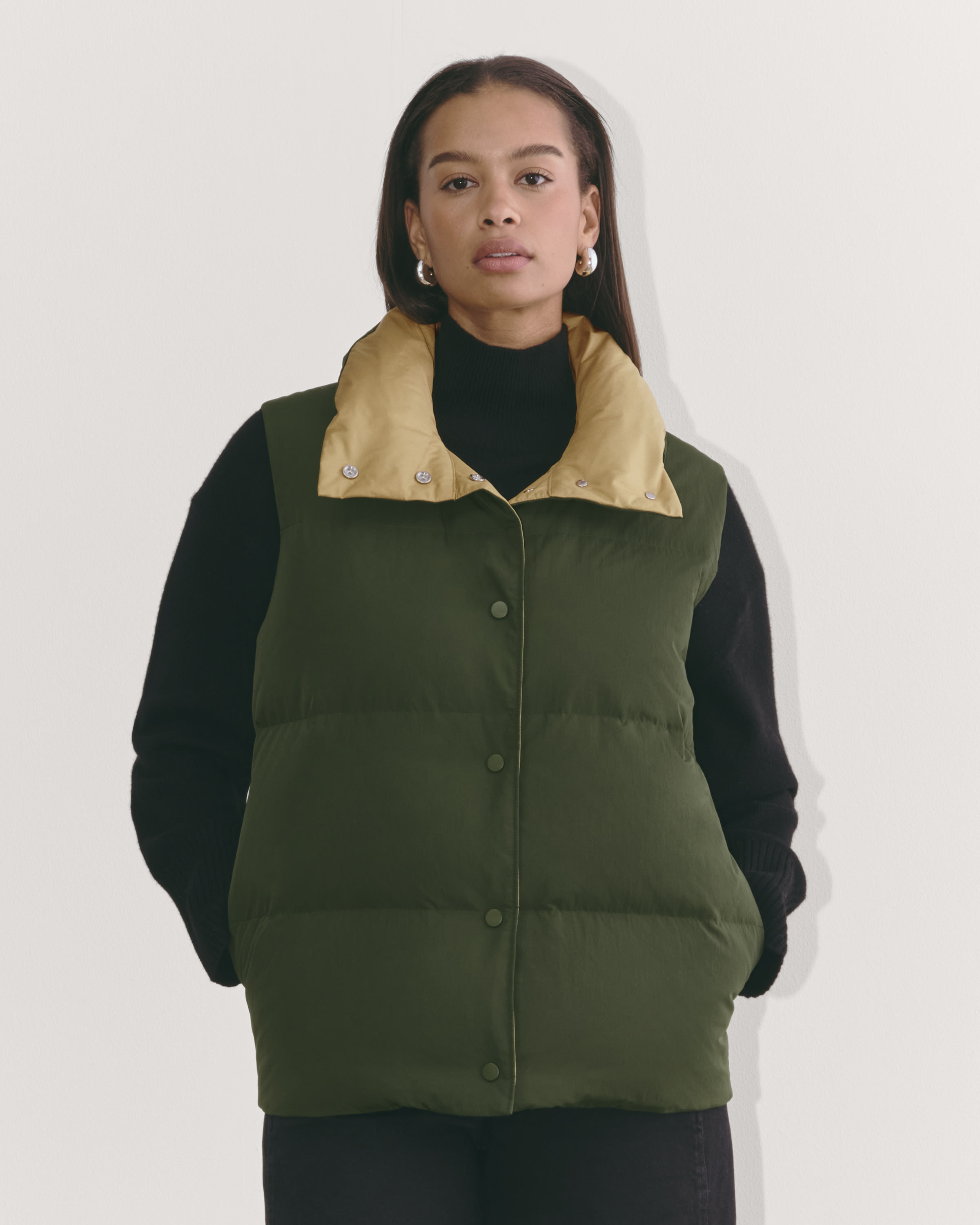 The Puffer Vest Dark Forest – Everlane