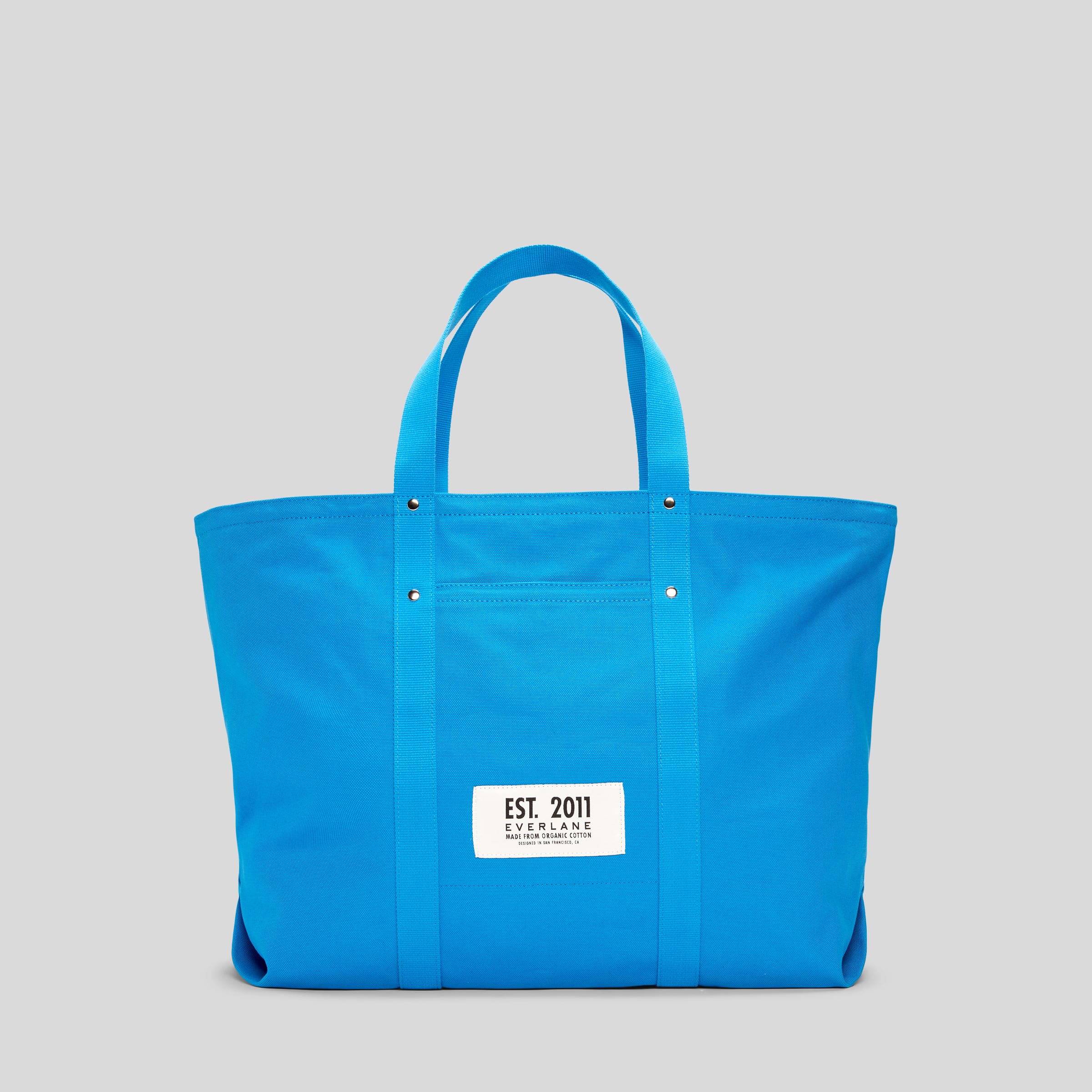 The Organic Canvas Weekender Brilliant Blue – Everlane