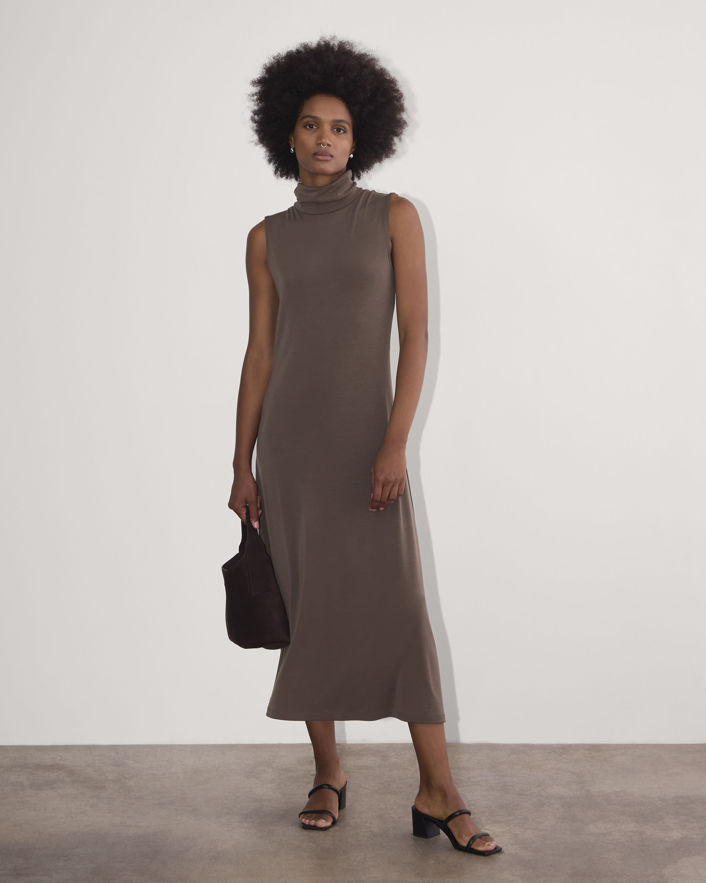 The Madison Dress in Butterknit Espresso – Everlane