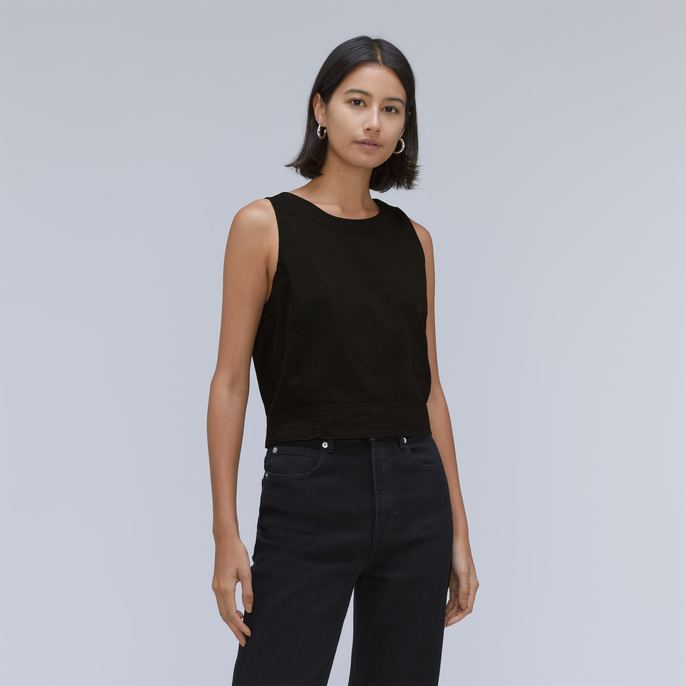 The Easy Shell Top Black – Everlane