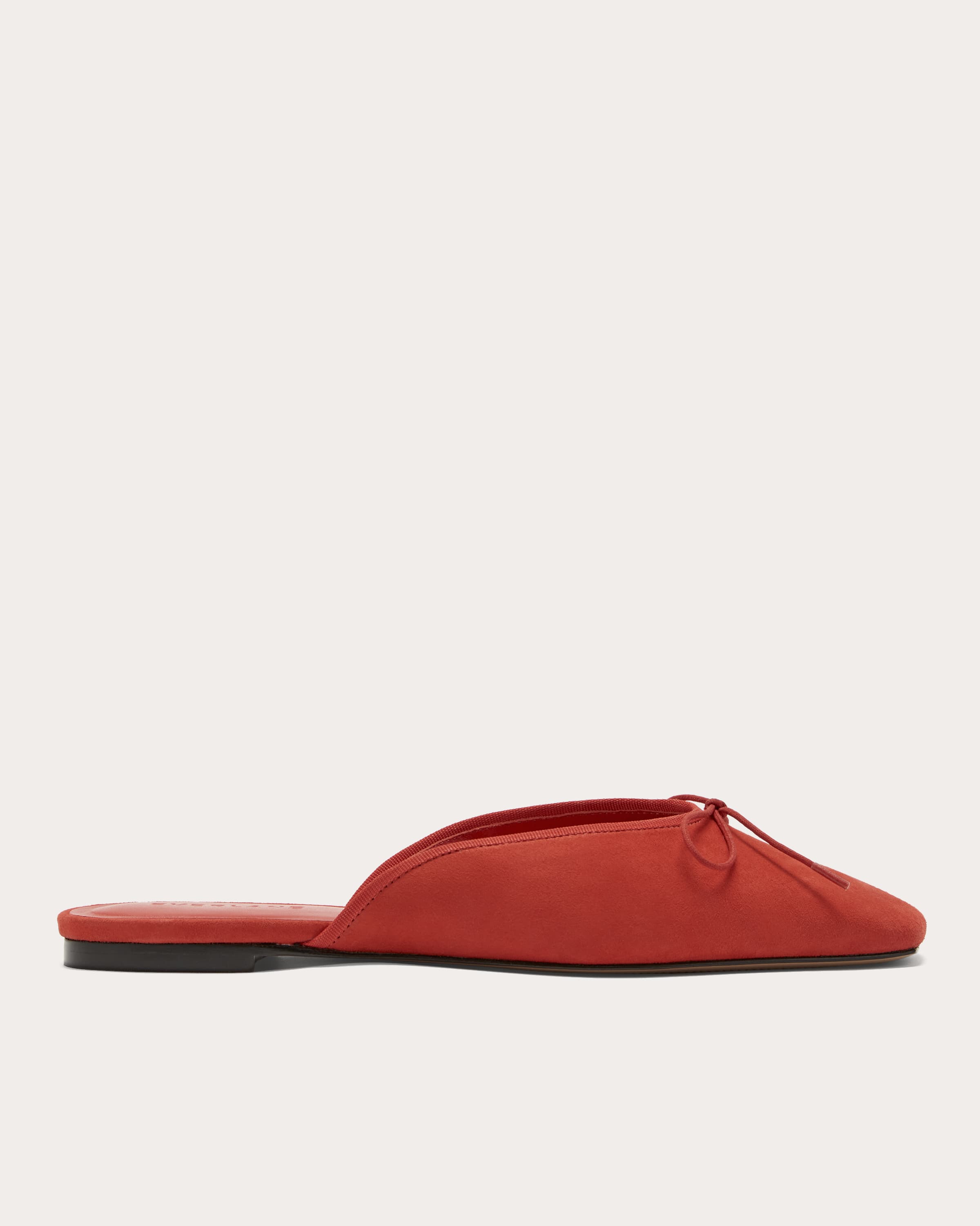 The Ballet Mule Classic Red Suede – Everlane