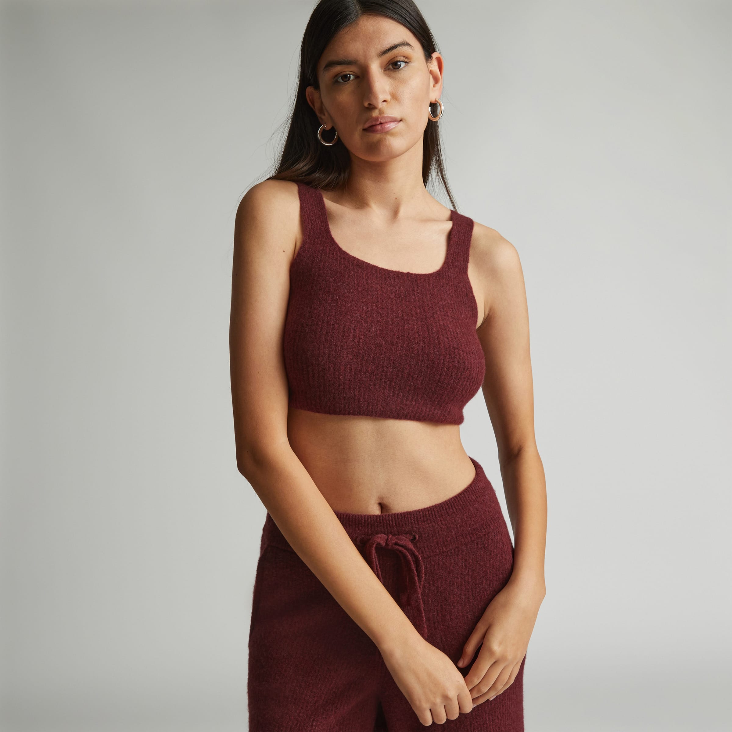 The Cozy-Stretch Tank Brandy – Everlane