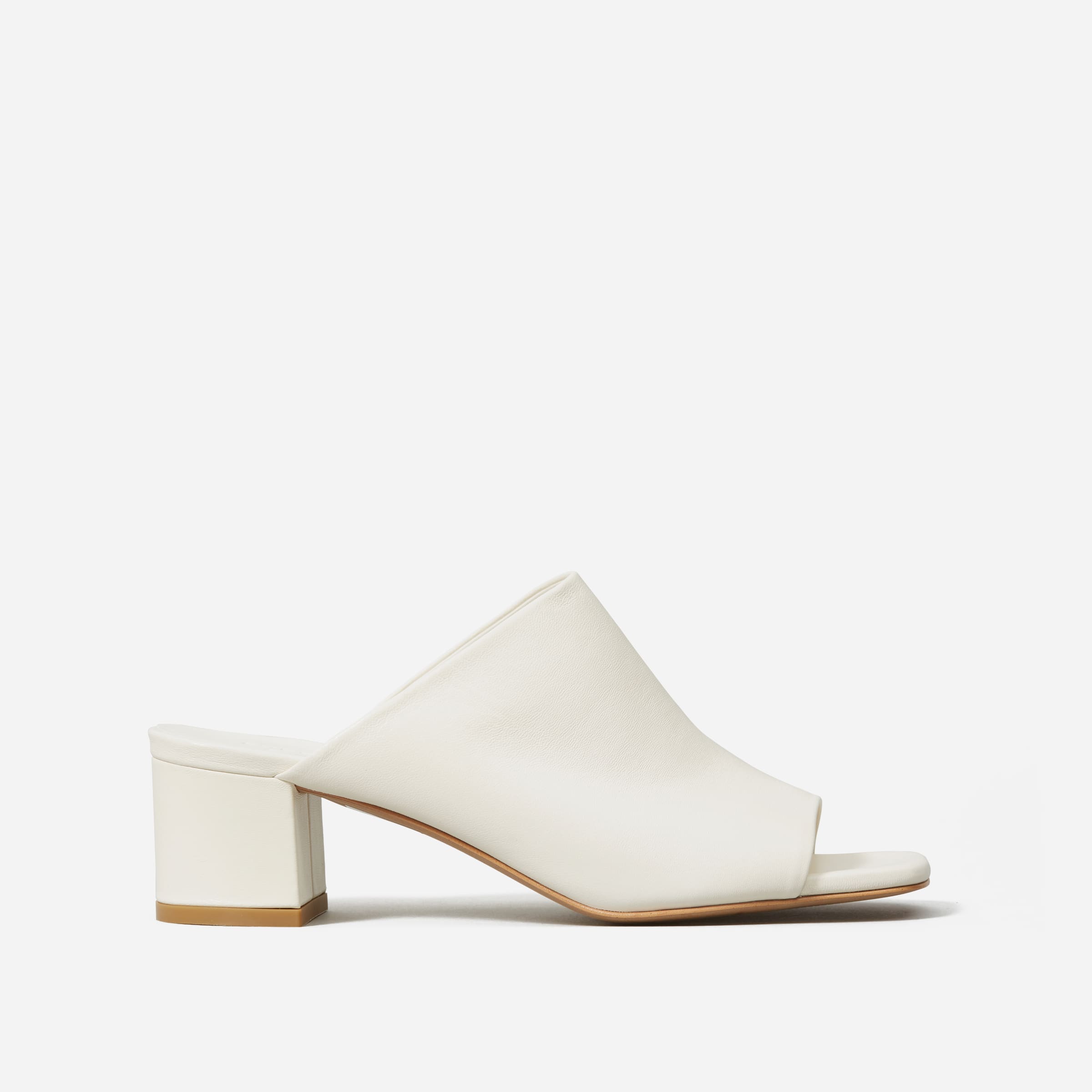 The Leather Mule Sandal Bone – Everlane
