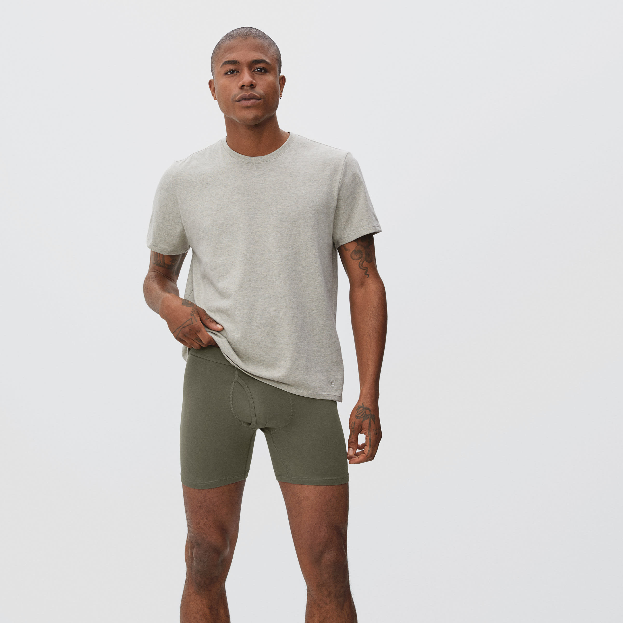 The Supima® Longer Boxer Brief | Uniform Kalamata – Everlane