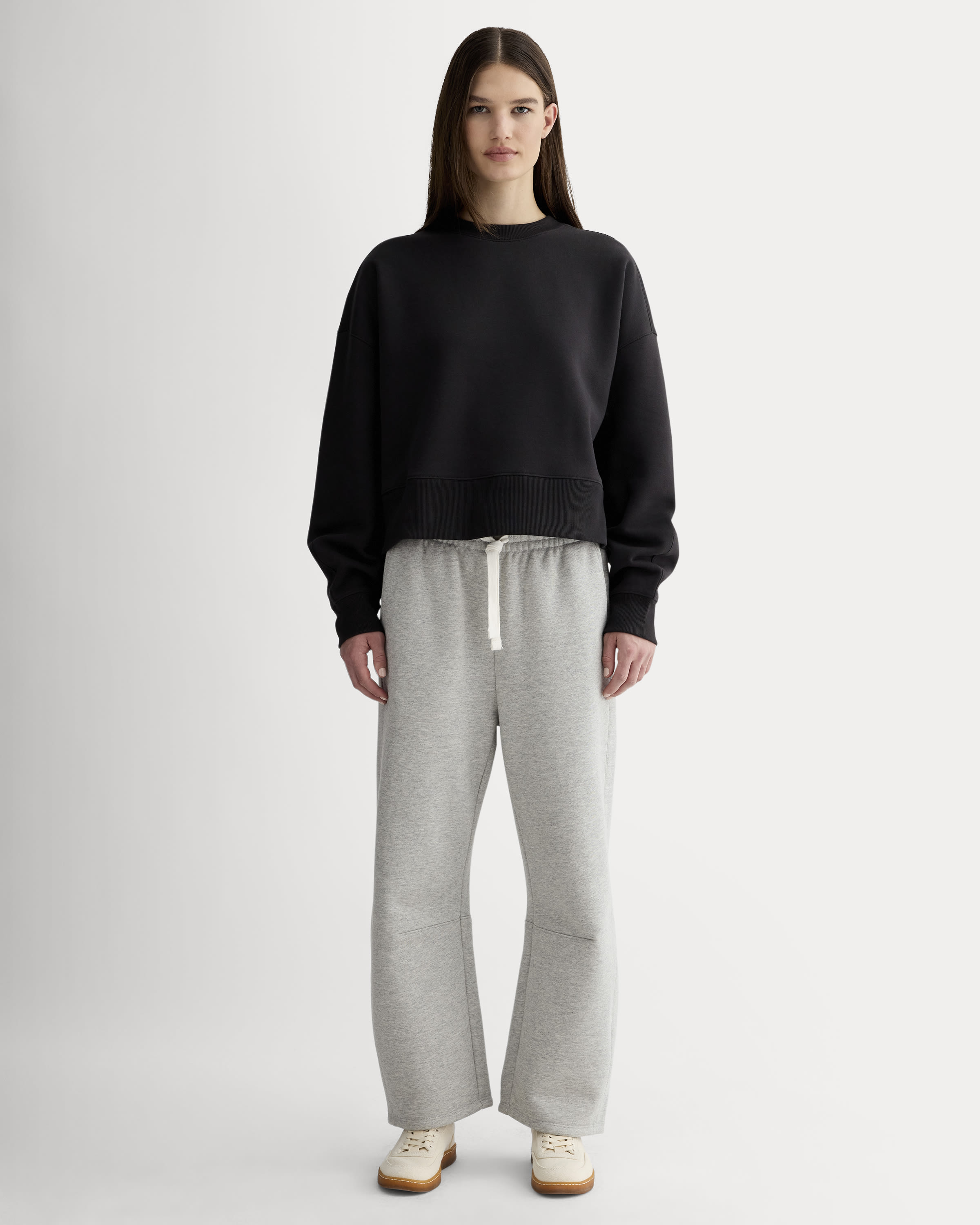 The Laid-Back Sweatpant Heathered Grey – Everlane