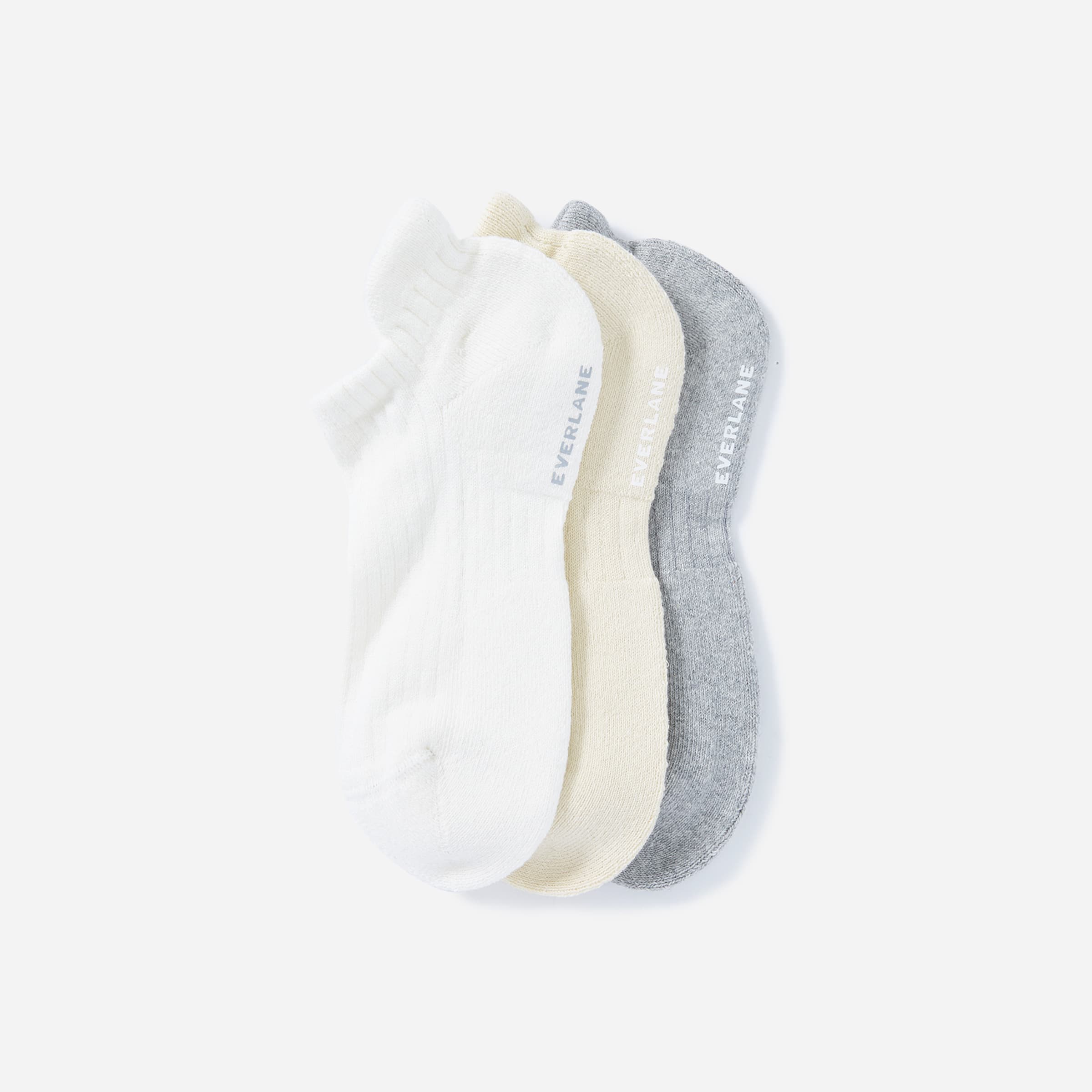 The Organic Cotton Ankle Sock 3-Pack Neutral Multi – Everlane