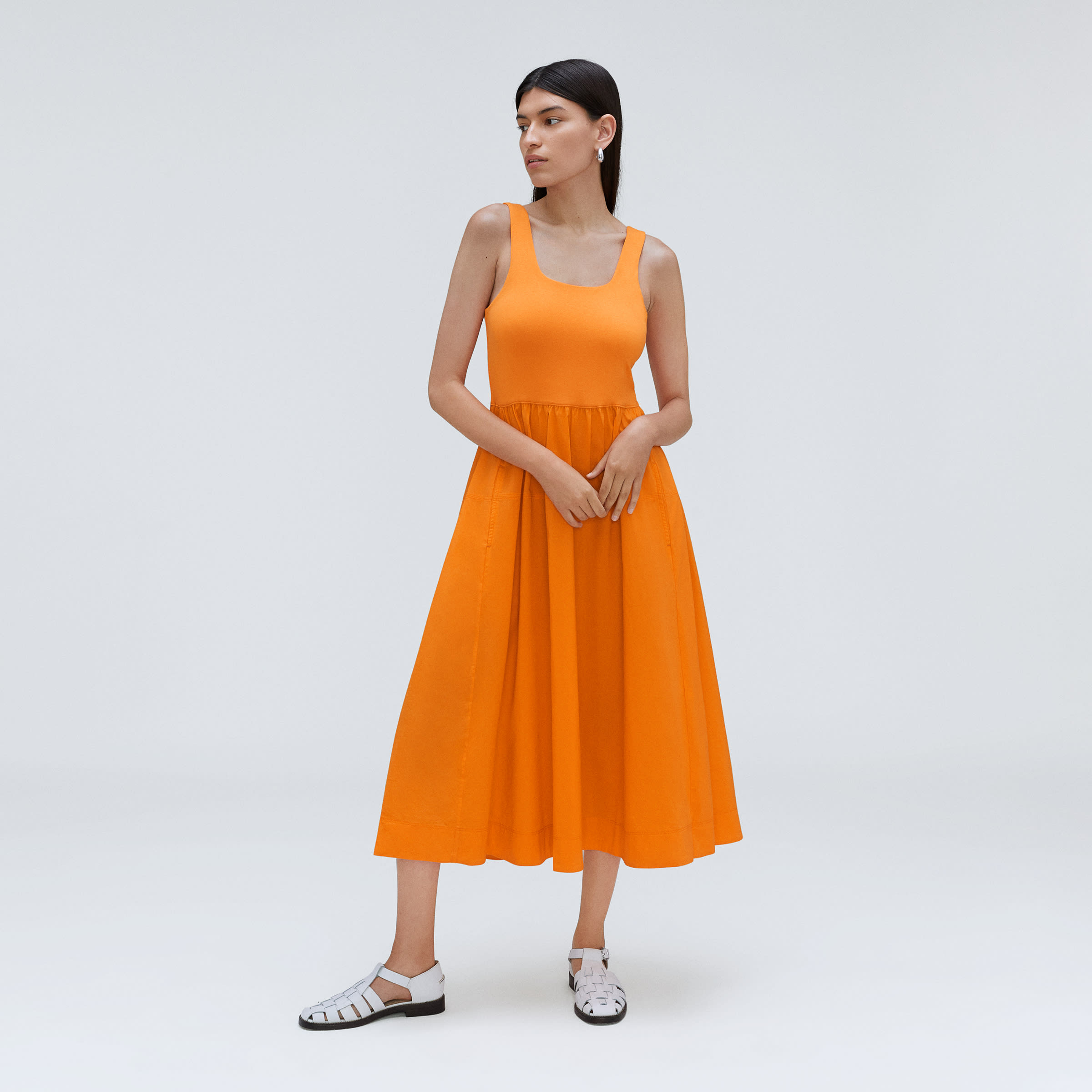 The Riviera Dress Turmeric – Everlane