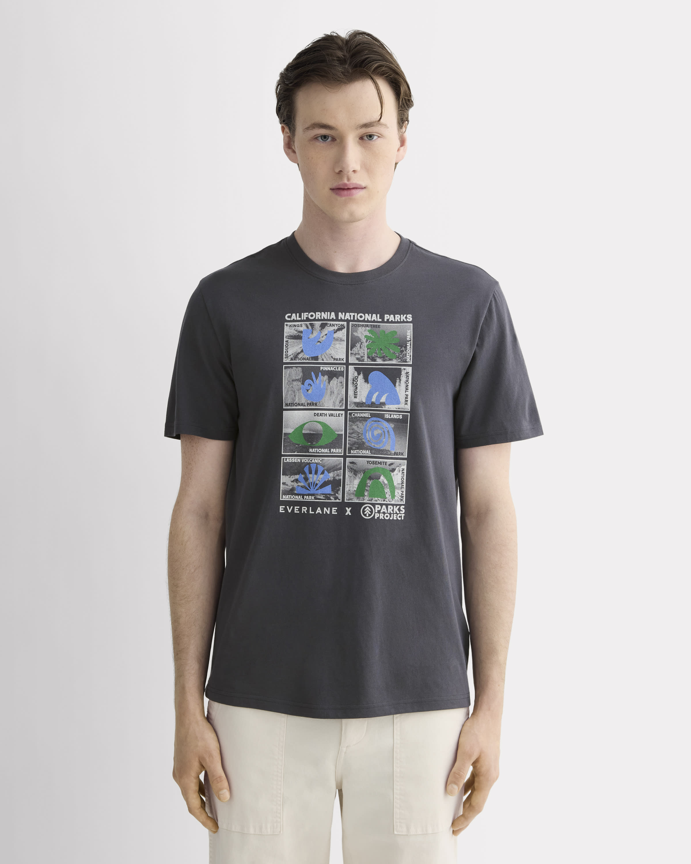 The Everlane x Parks Project Essential Organic Crew Forged Iron ...